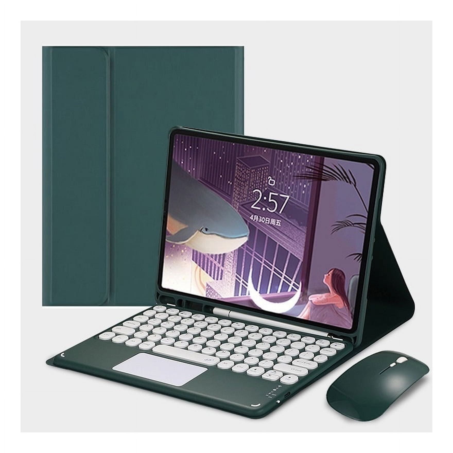 TYUAN Retro Touch Keyboard and Mouse Case for iPad Pro 11 (2021 ...