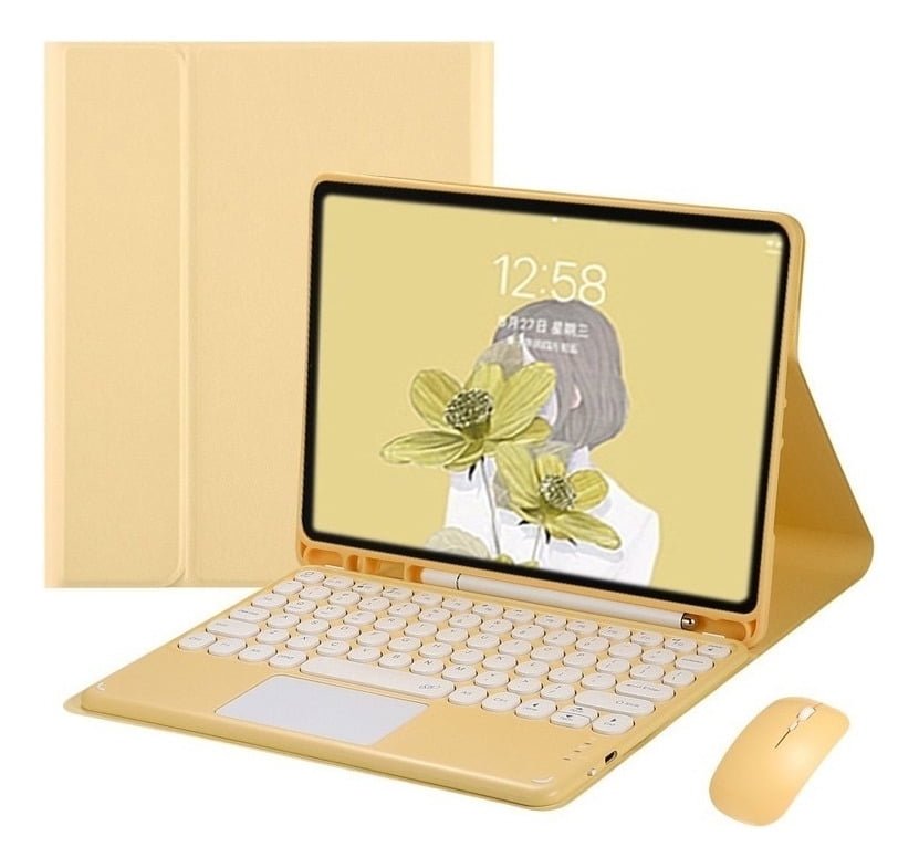 TYUAN Retro Touch Keyboard and Mouse Case for iPad Pro 11 (2021 ...