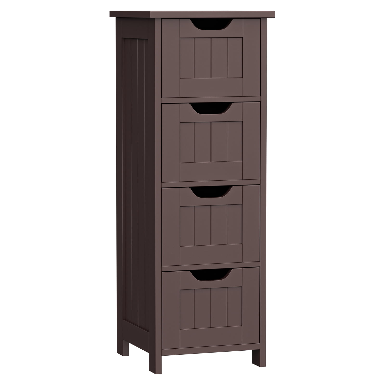 TYUIOP Bathroom Floor Storage Cabinet, Freestanding Wooden Side ...