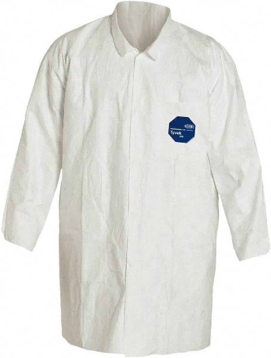 TYVEK® 400, LAB COAT, SNAP FRONT (5), 2 POCKETS - Walmart.com