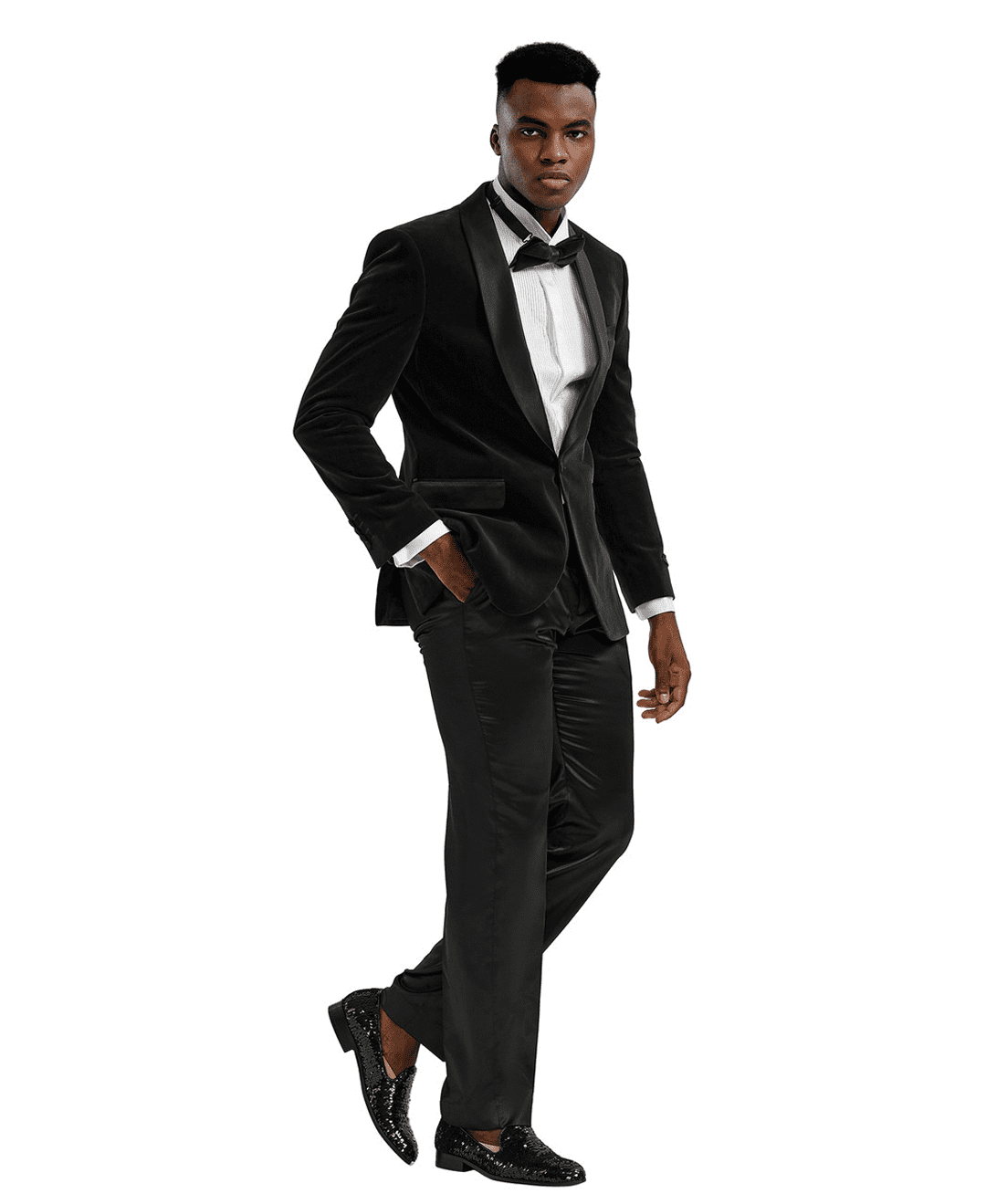 TZ Men's Premium Suit & Tuxedo Prom Blazer Jacket, Black Medium ...