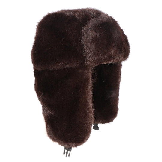 TZ Promise Men Women Winter Fuzzy Fluffy Solid Trapper Hats Windproof ...
