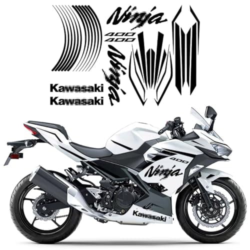 TZMAPU Compatible Kawasaki Ninja 400 Stickers,Motorcycle Stickers, Full ...