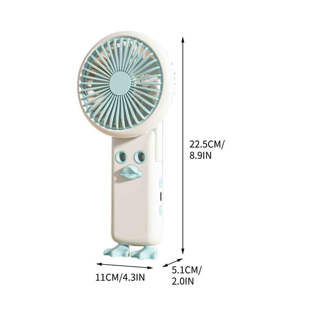 TZTCK Two Spray Handheld Small Fans Brushless Motor Mute Desktop Fan ...