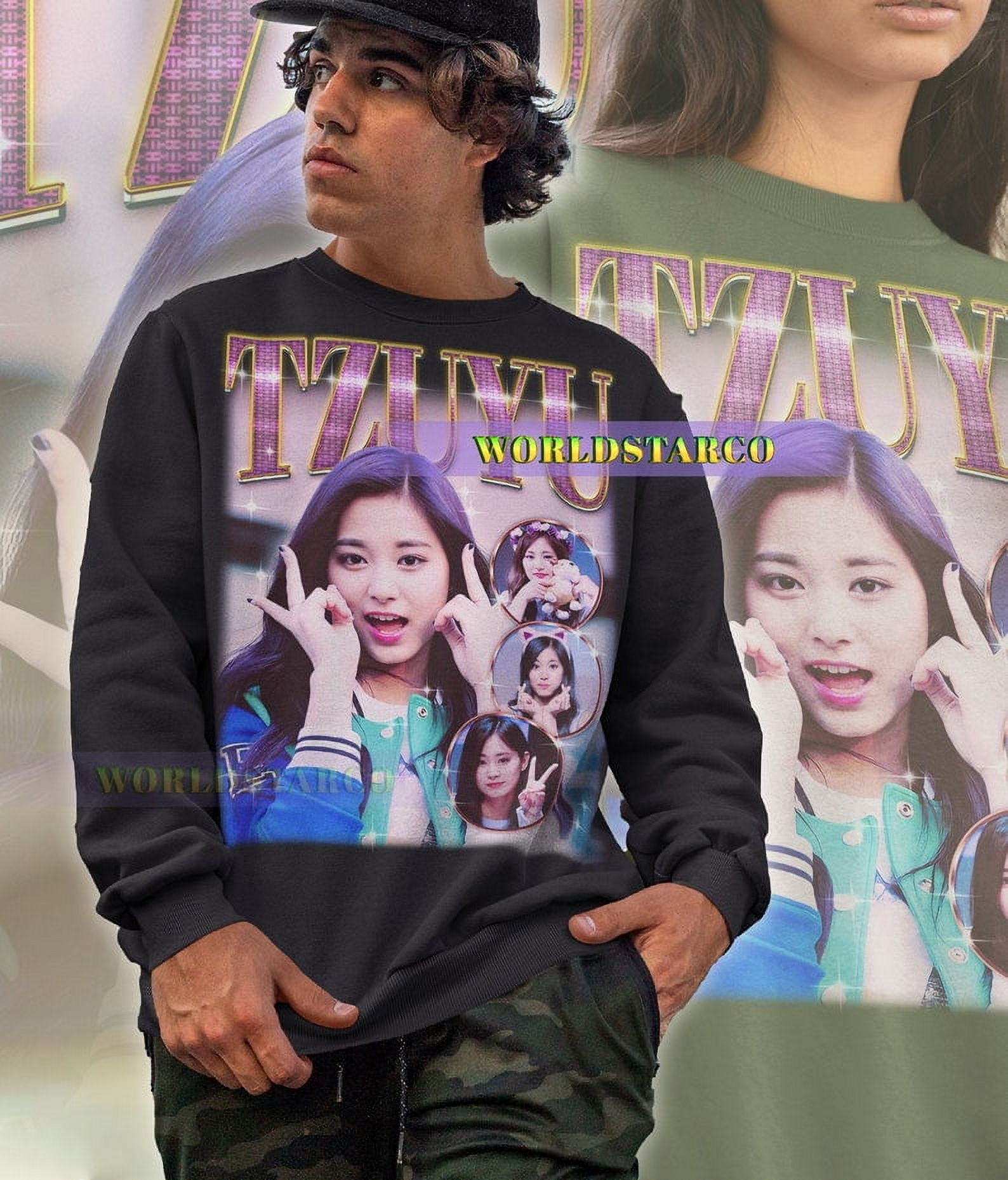 TZUYU TWICE Group Girl Band Sweatshirt, Tzuyu Twice Sweatshirtter ...