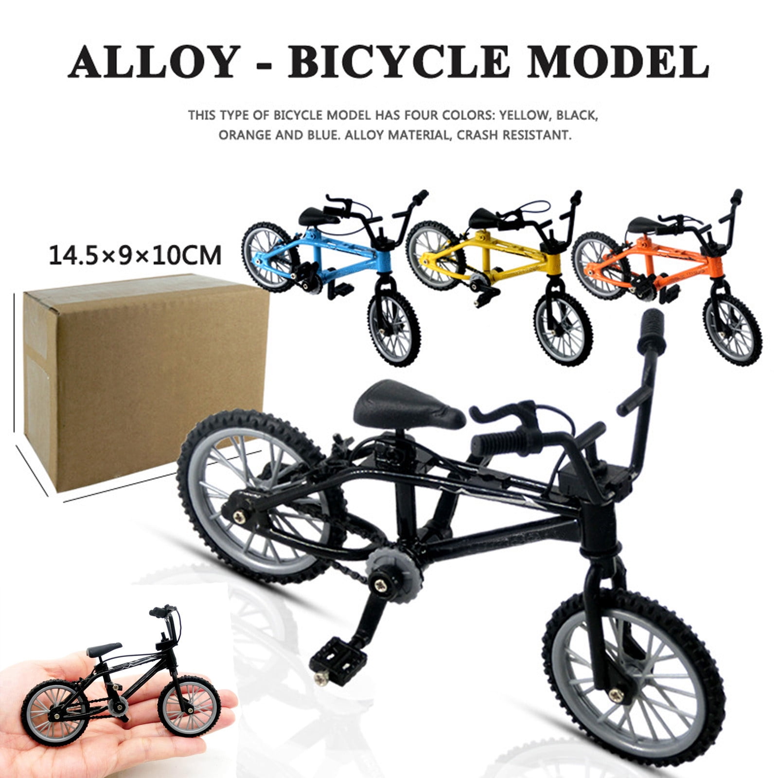 TZYUDK As Show Miniature Metal Finger Bike Toy, Finger Bike Cool Boy ...