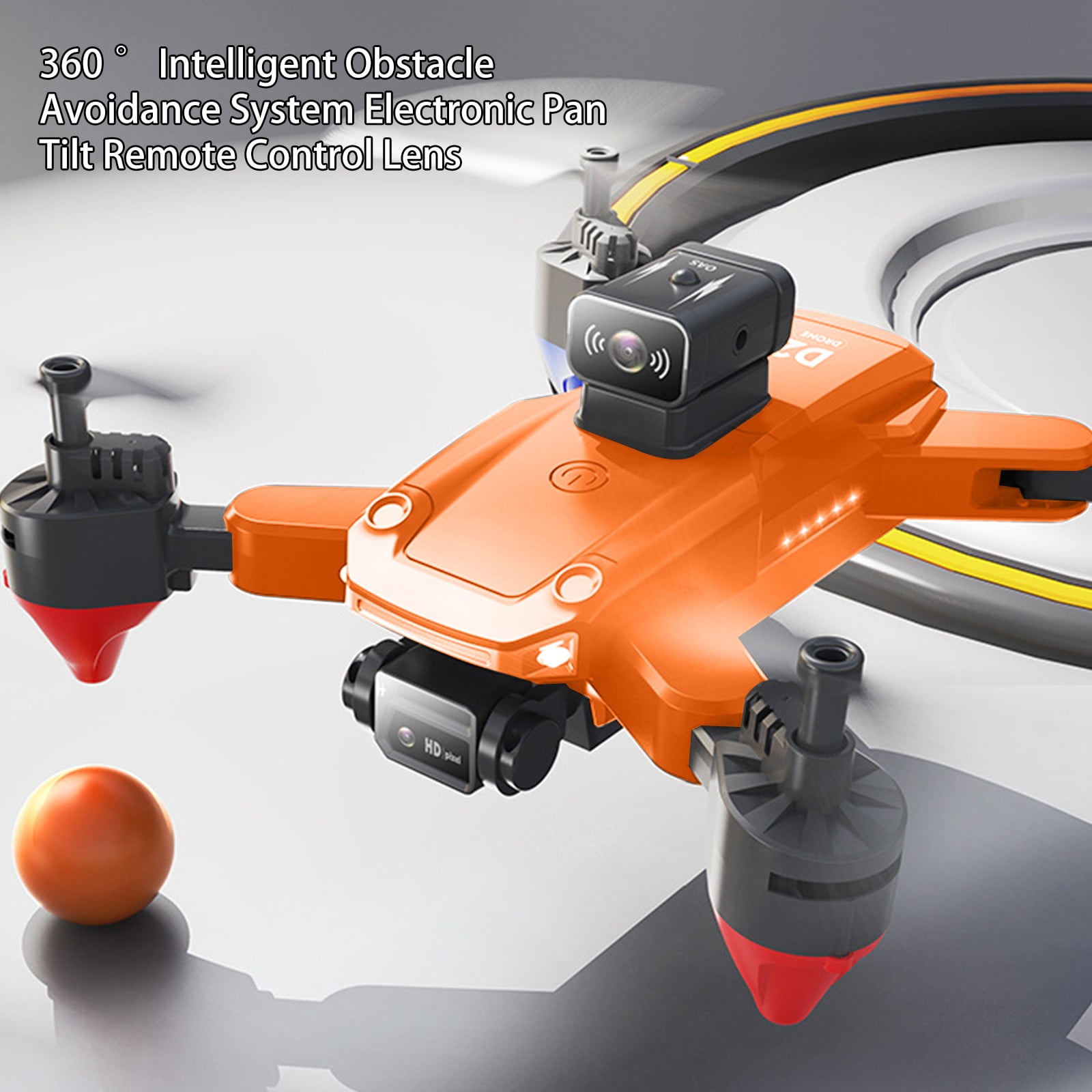 TZYUDK Foldable UAV with 4K Camera Optical Flow Positioning Obstacle ...