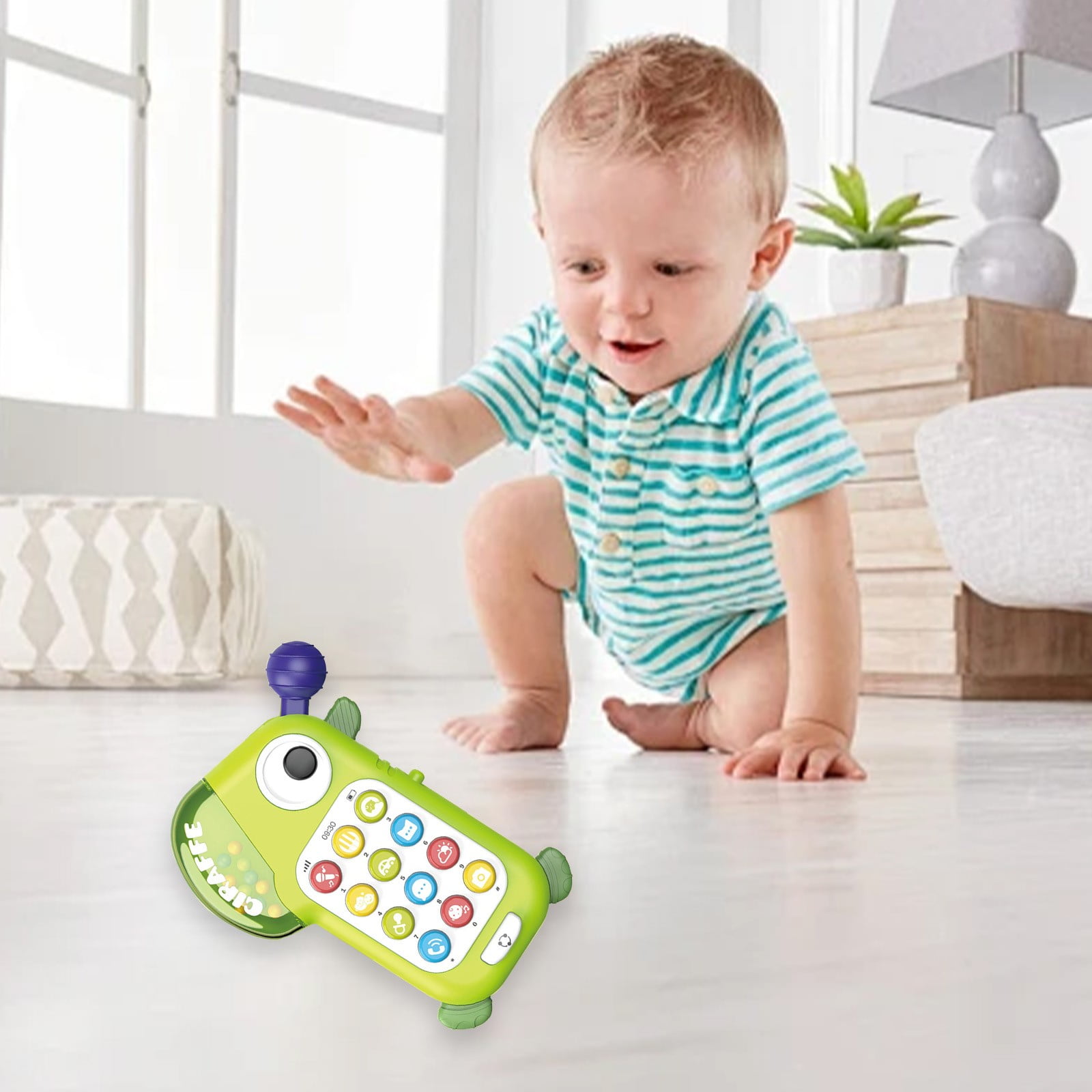 TZYUDK Green Interactive Children's Toy Phone - Entertaining And ...