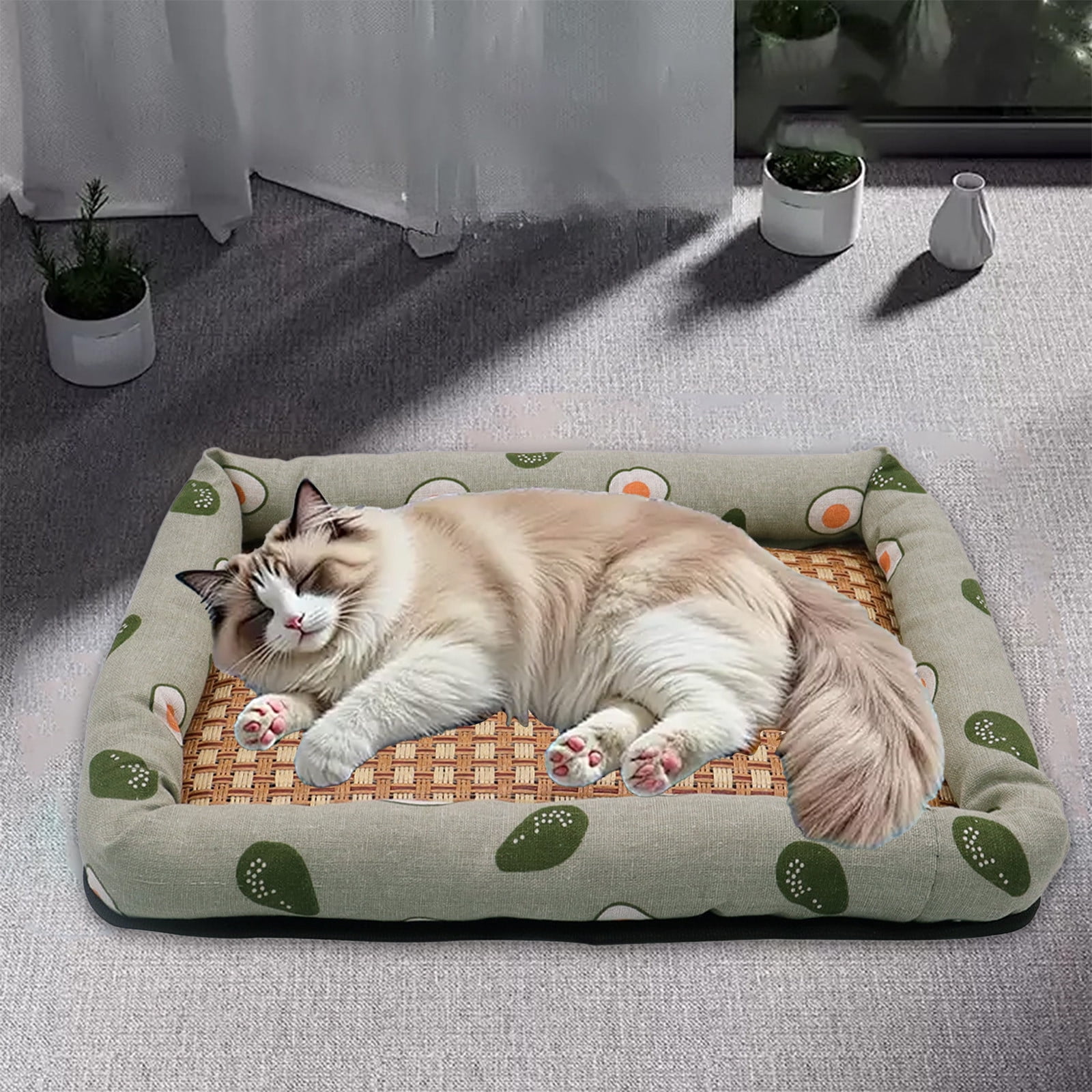 tzyudk-green-pet-ice-cushion-cooler-all-season-dog-kennel-summer-litter
