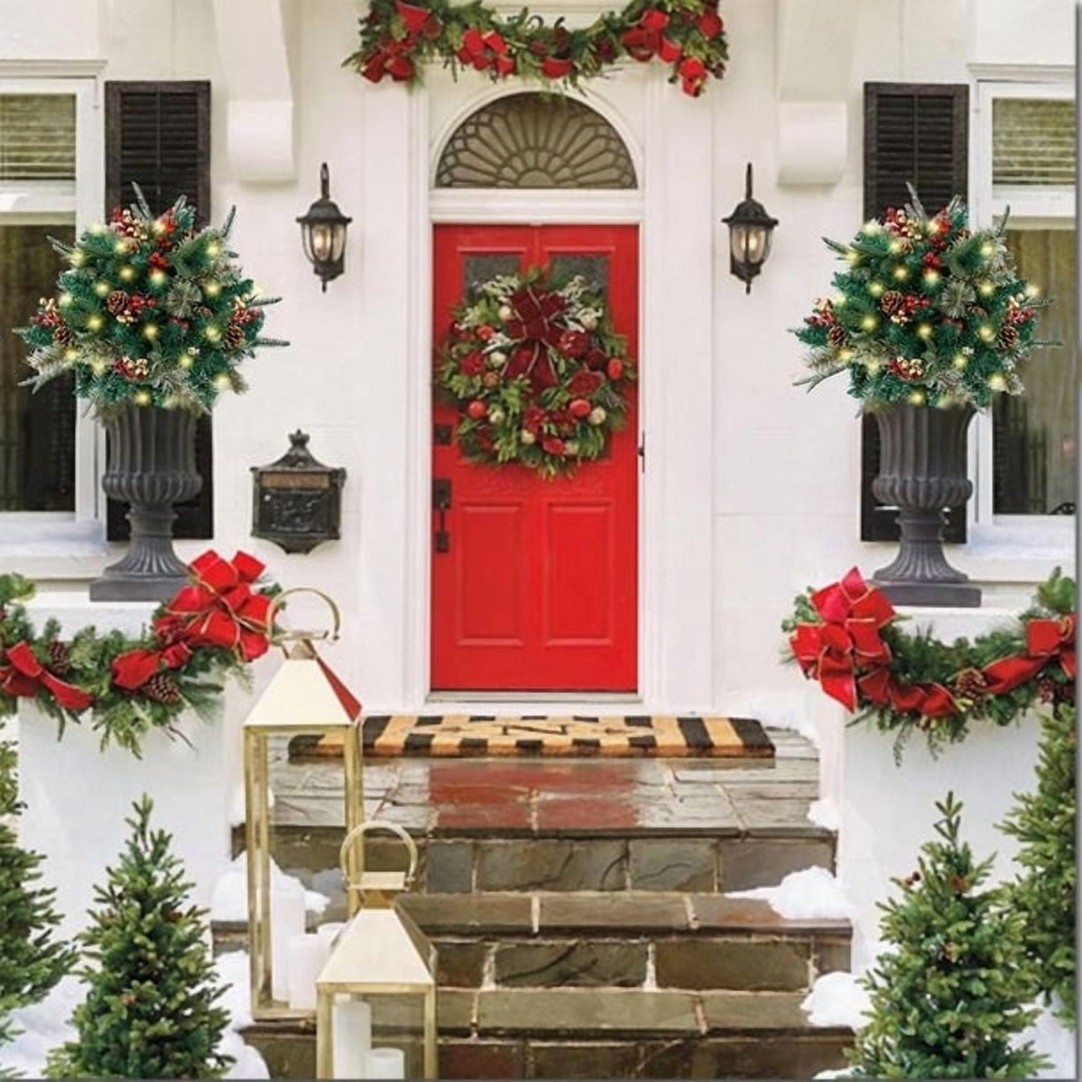 TZYUDK Holiday Planters Holiday Planter Filler Christmas Holiday ...