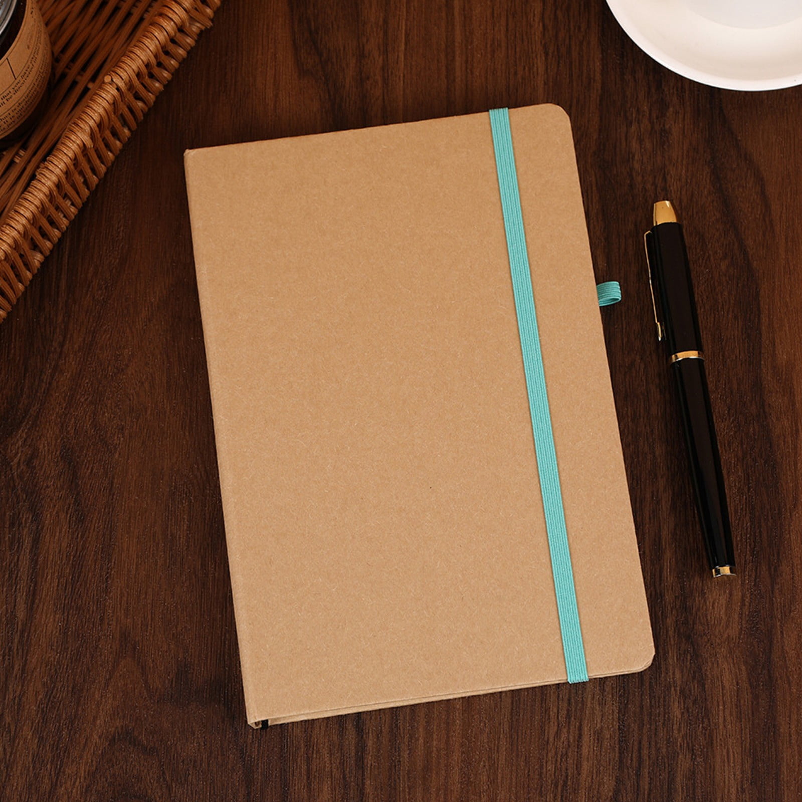 TZYUDK Mint Green A5 Kraft Paper Notebook With Thick Inner Cover And ...