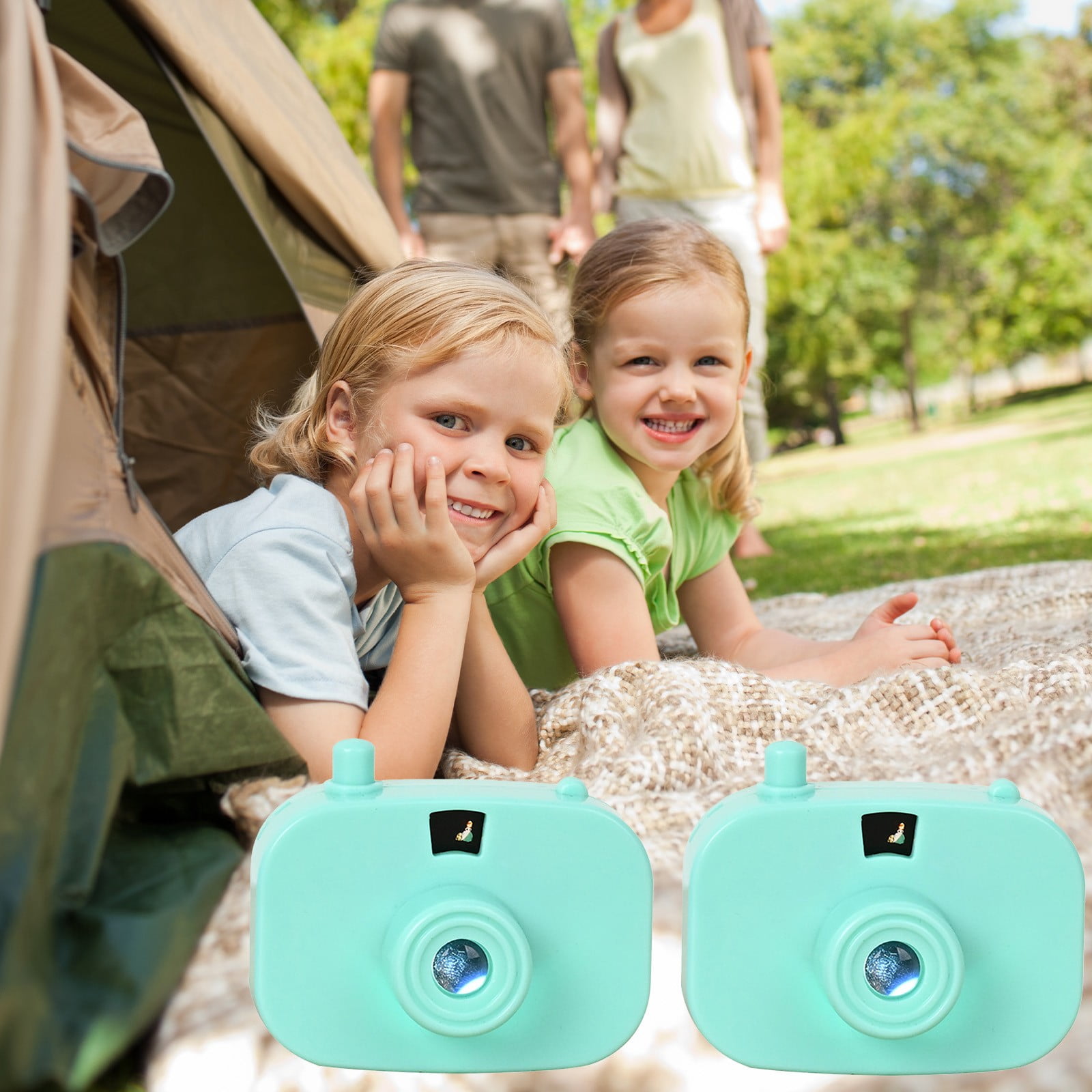 TZYUDK Mint Green Children’S Character Projection Camera Toy For Kids ...