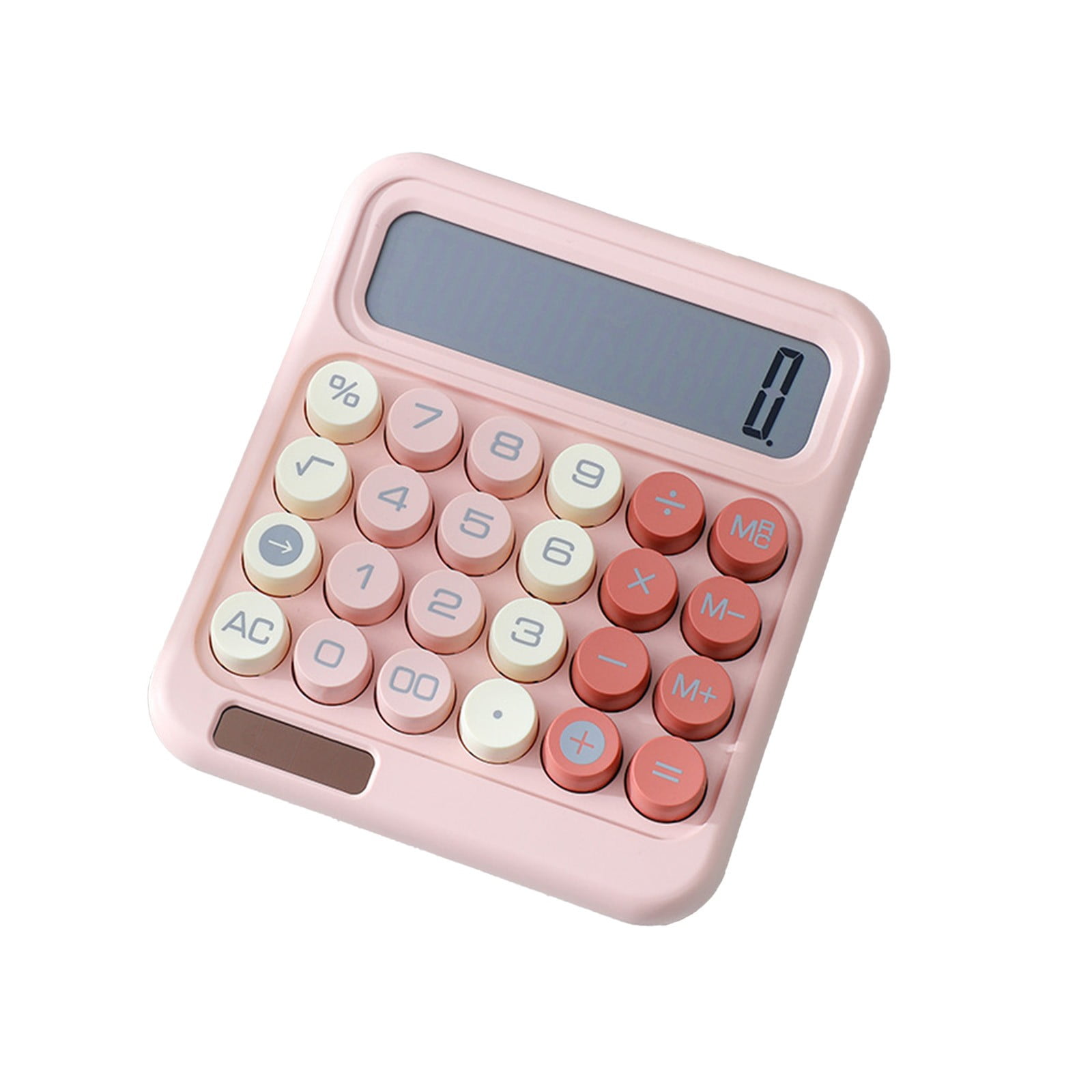 TZYUDK Mint Green Solar Calculator Large Screen 12 Digit Display ...