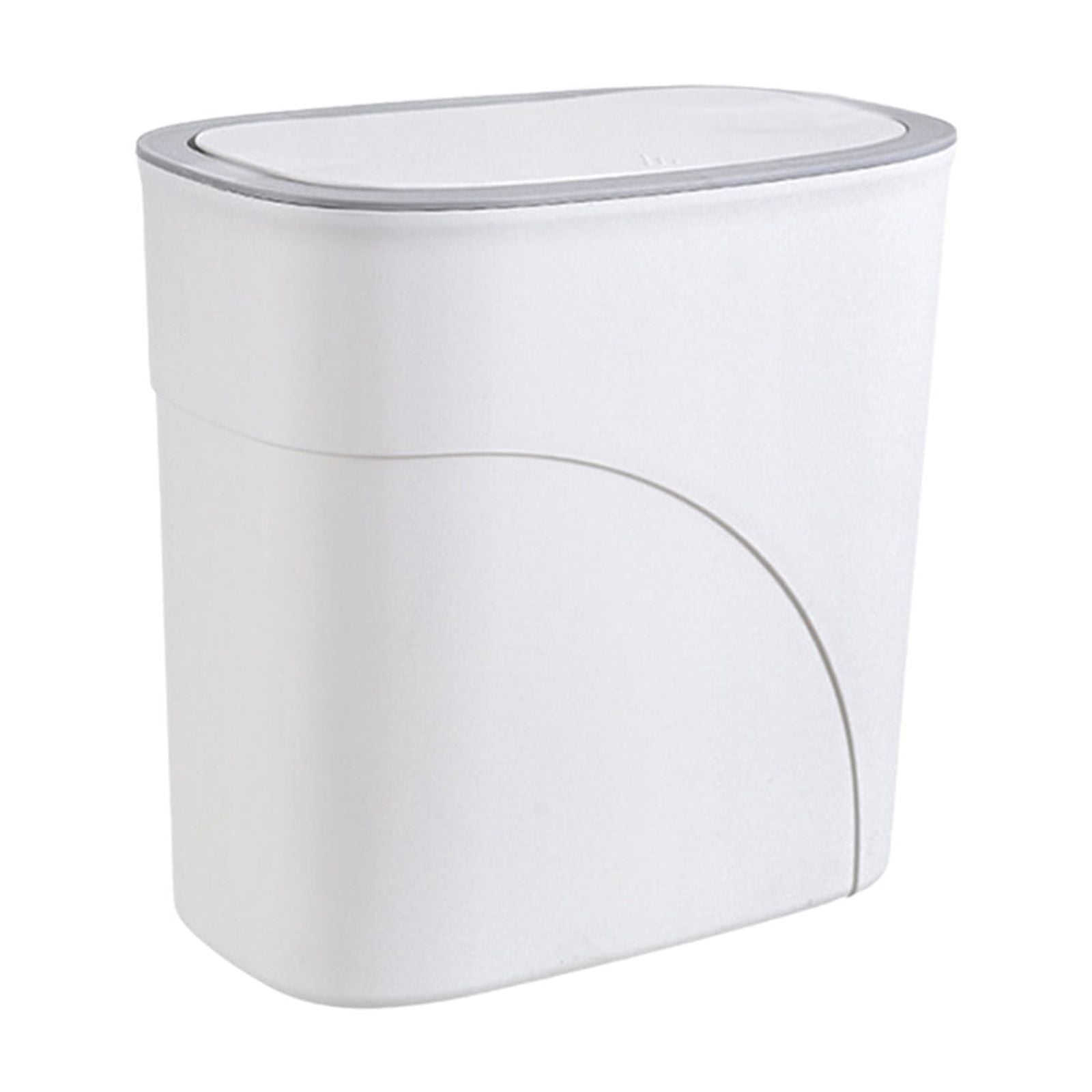 TZYUDK Press Top Trash Can Flip Lid 32x30cm for Kitchen Bathroom Space ...