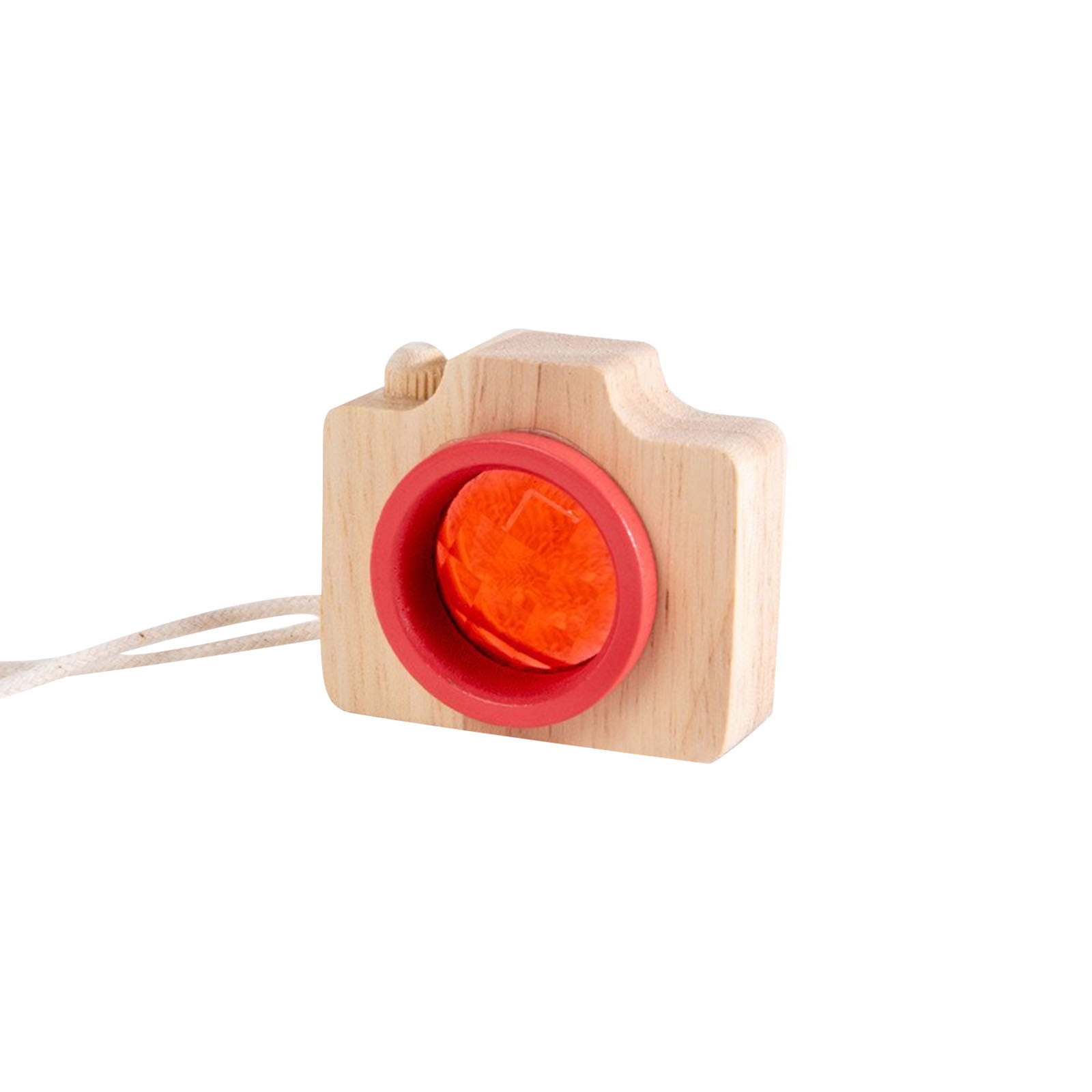 TZYUDK Red Wooden Camera Pretend Play With Lenses Wood - Walmart.com