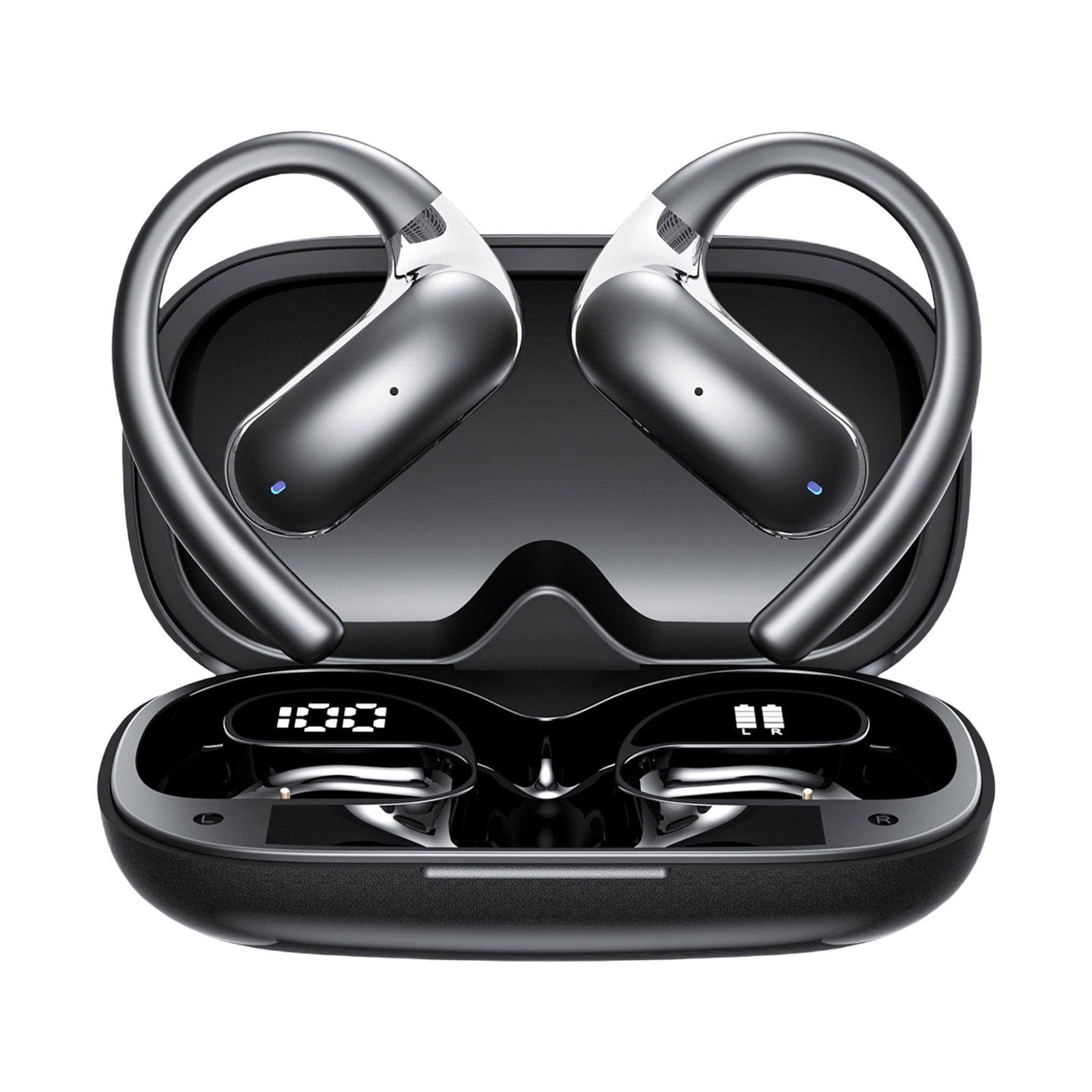 TZYUDK Translation Wireless Earbuds r Conduction Open Ear for Running Travel Multilingual ...