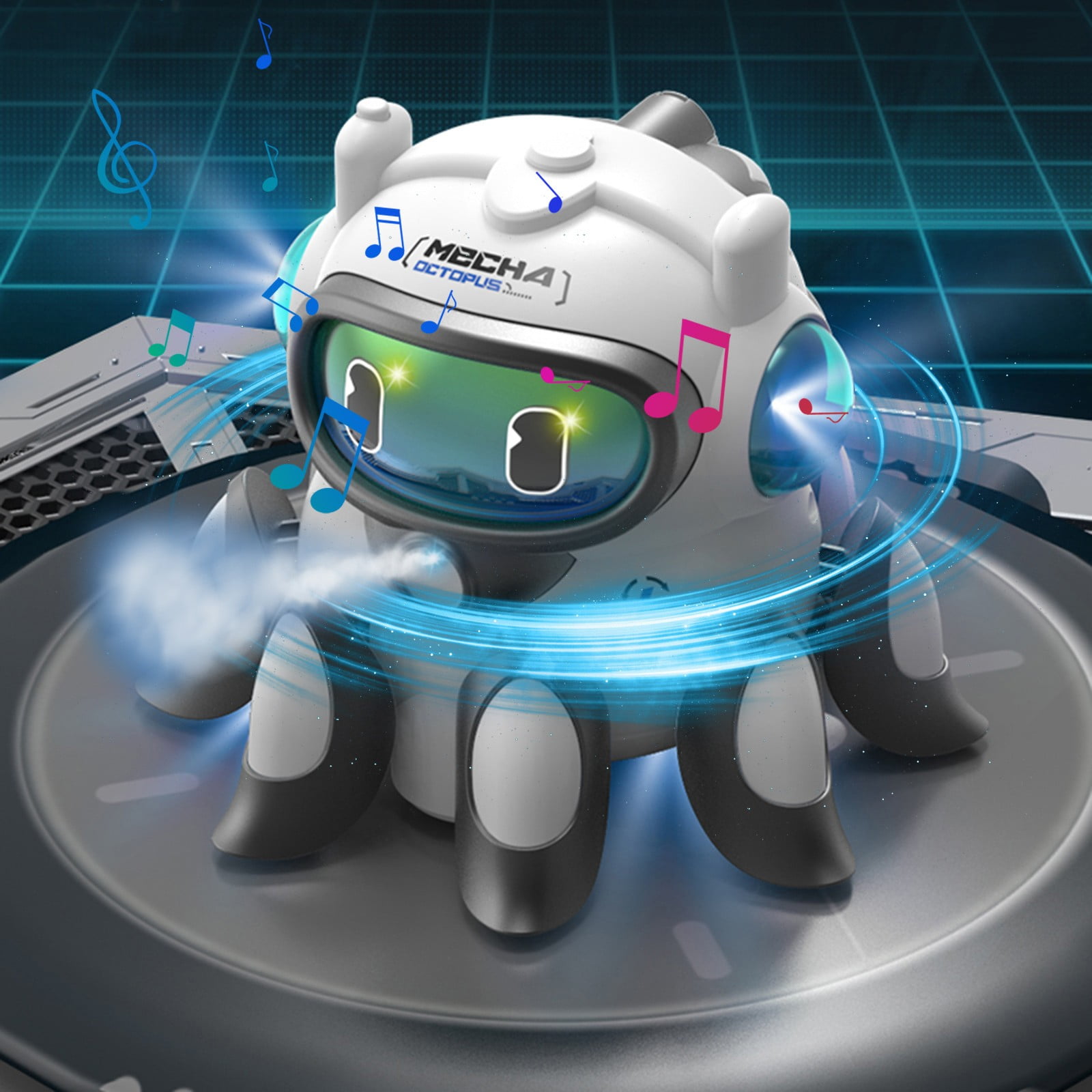 TZYUDK White Interesting Toy Gifts For Kids Light-Up Walking Dancing ...