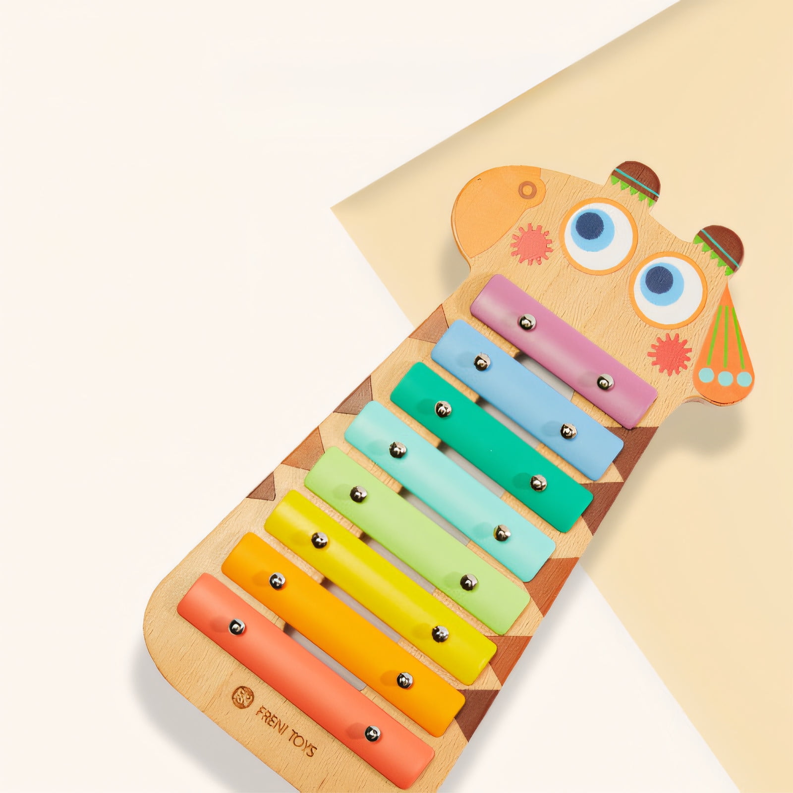 TZYUDK Yellow Children's Early Education Puzzle Eight Tone Qin Player ...