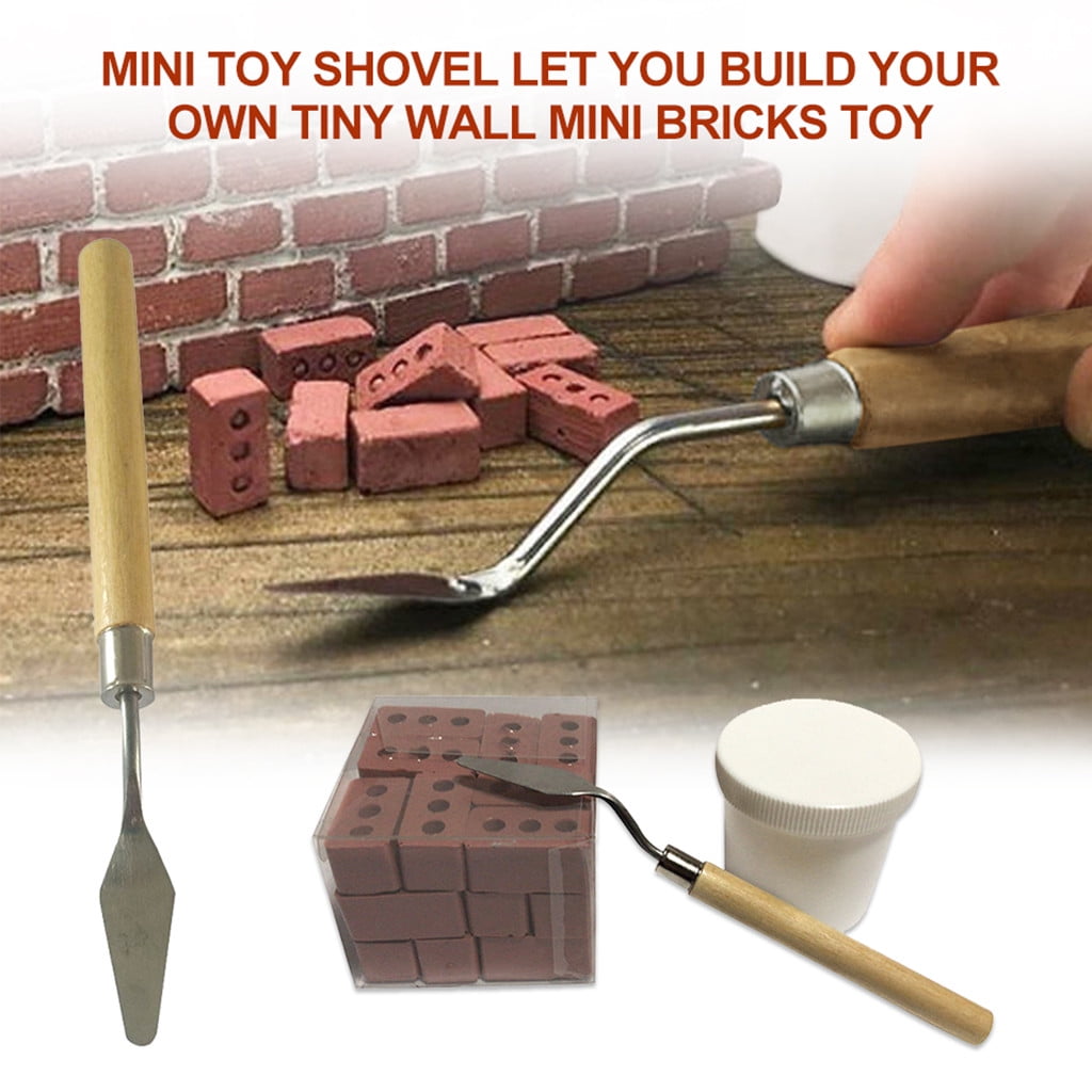 TZZ Clearance!Mini Toy shovel Let You Build Your Own Tinys Wall Mini ...
