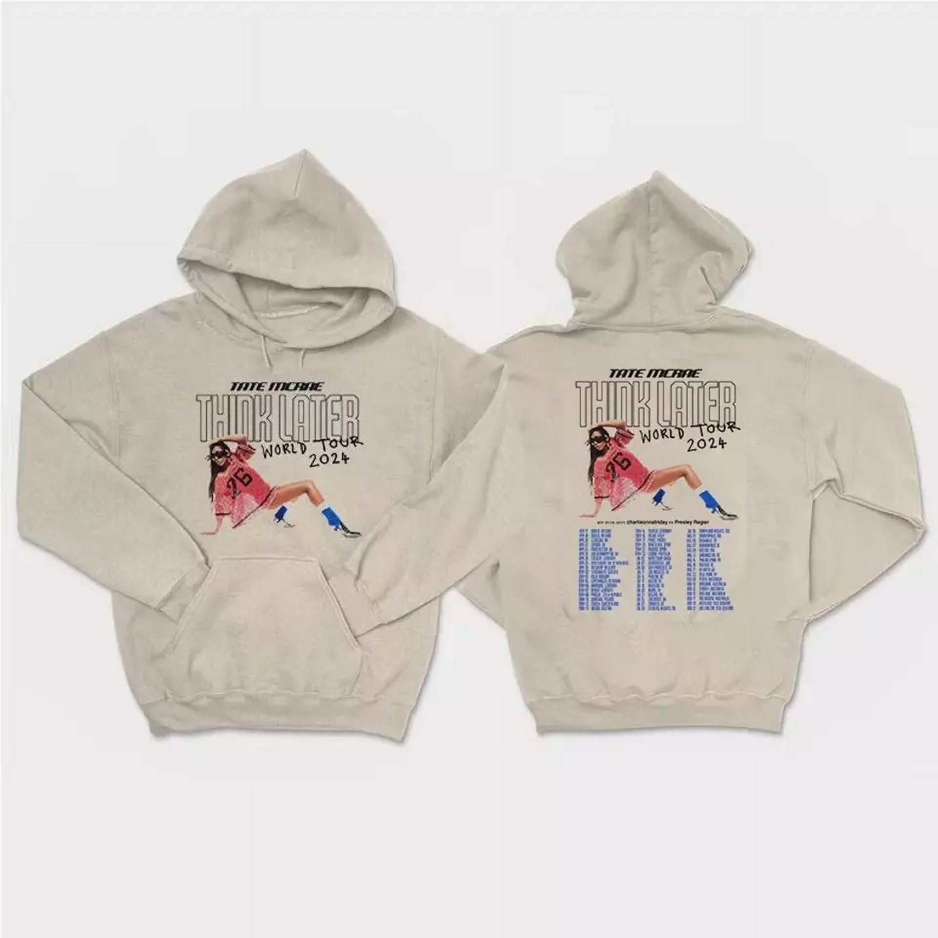 Ta.te Mc.Rae The Think Later World Tour 2024 Hoodie Official Tour ...
