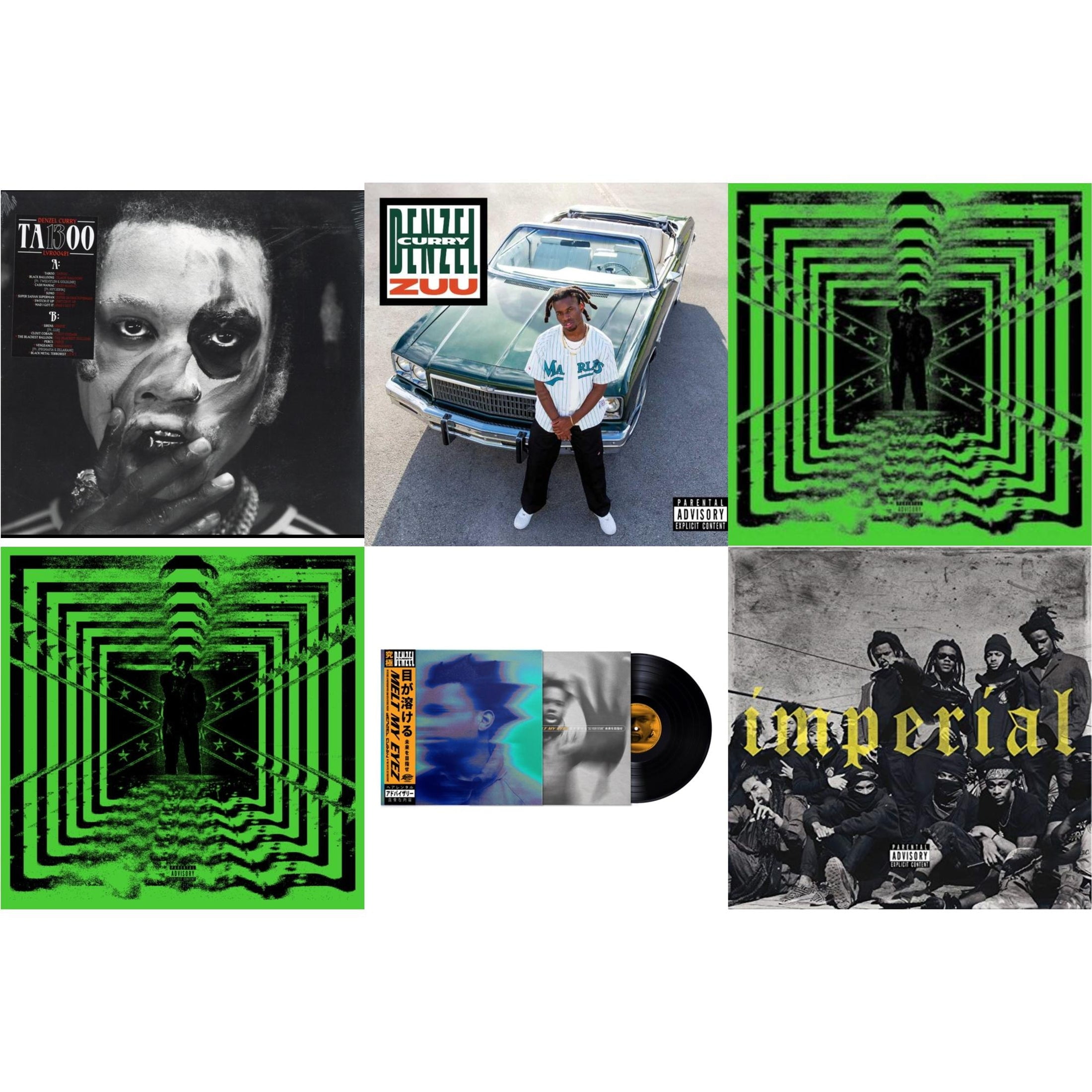 Ta13oo (Red Slushie LP Vinyl) & Zuu & 32 Zel (X) (Silver/Black Splatter ...