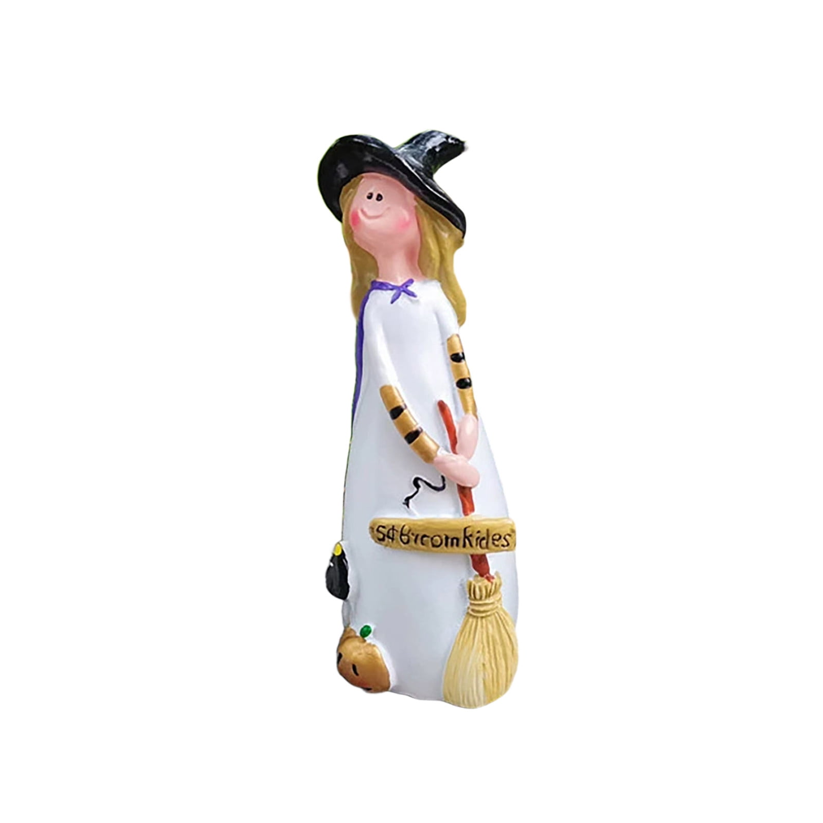 TaTaai 3Pcs Halloween Witches Figurine Tabletop Decor Holiday Spooky ...