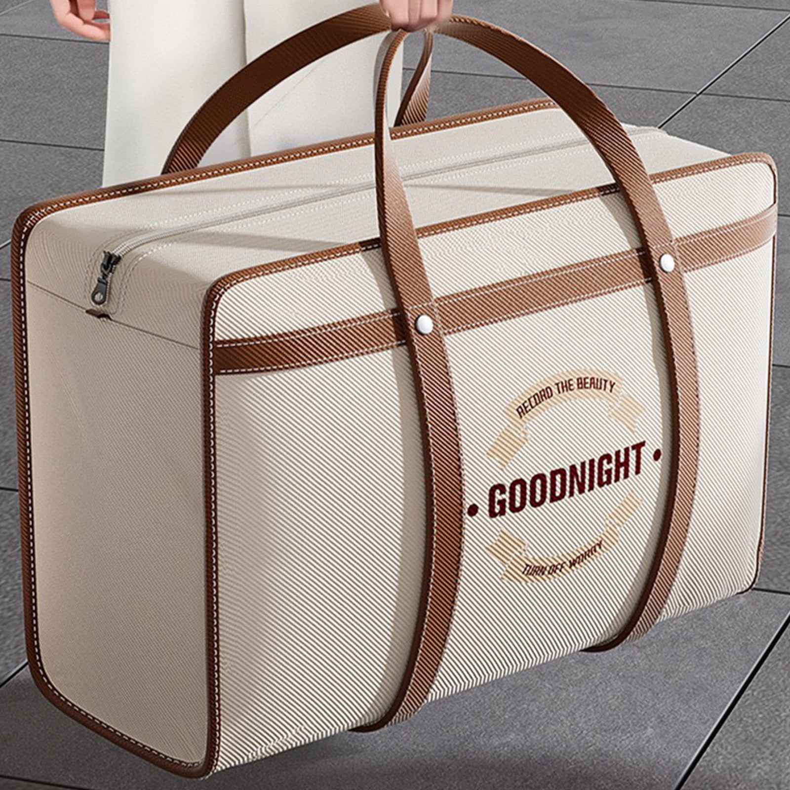 TaTaai 4Pcs Large Strong Moving Bags with Zippers & Carrying Handles ...