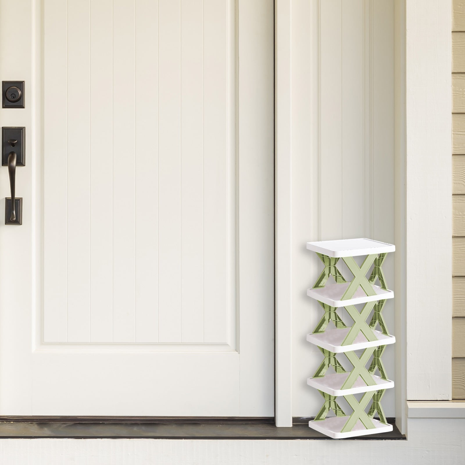 TaTaai 5-Shelf Plastic Storage Shelves, Pantry, Office, Closet and ...