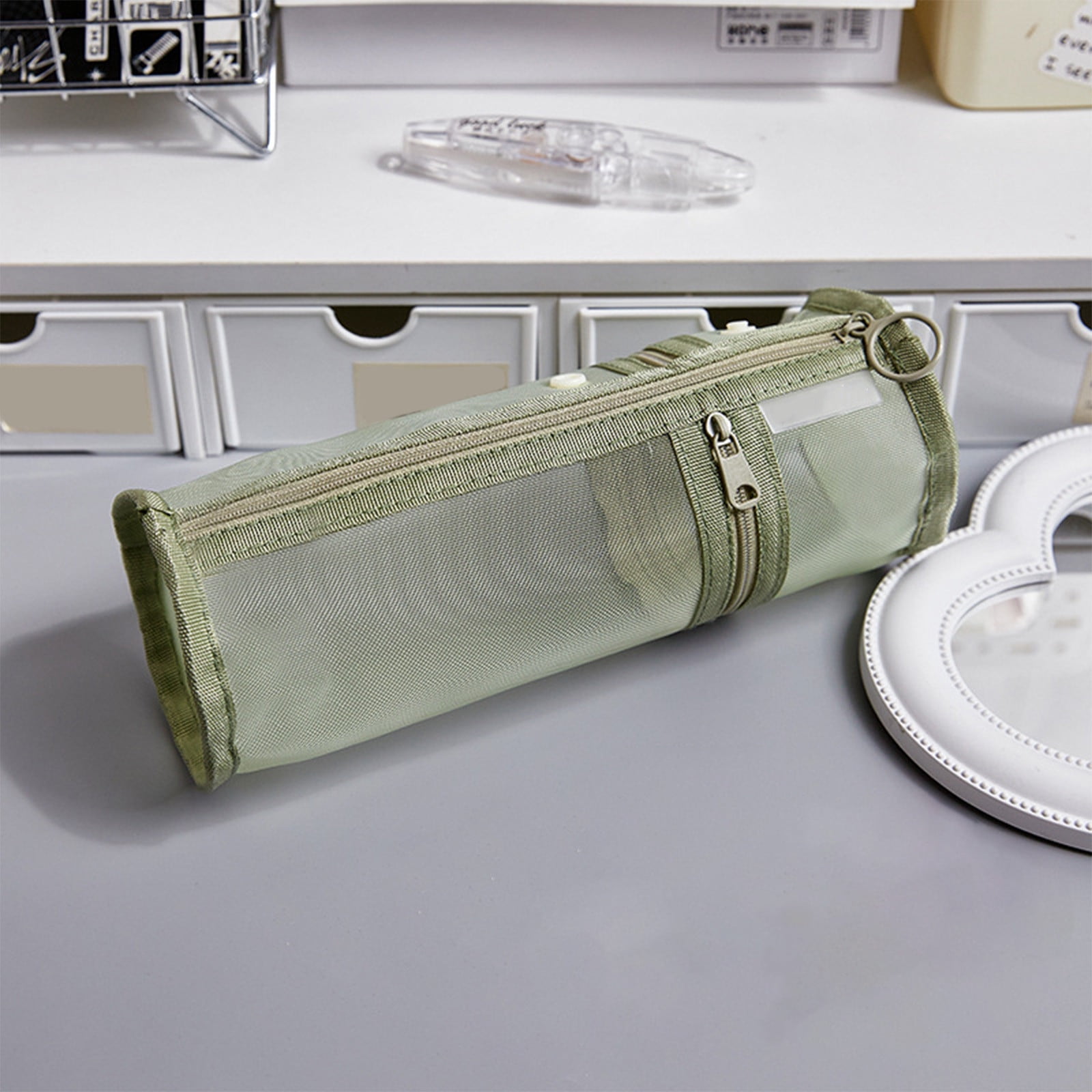 TaTaai 1Pcs Pencil Cases Pen Pouch Clear Transparent Marker Pouch with ...