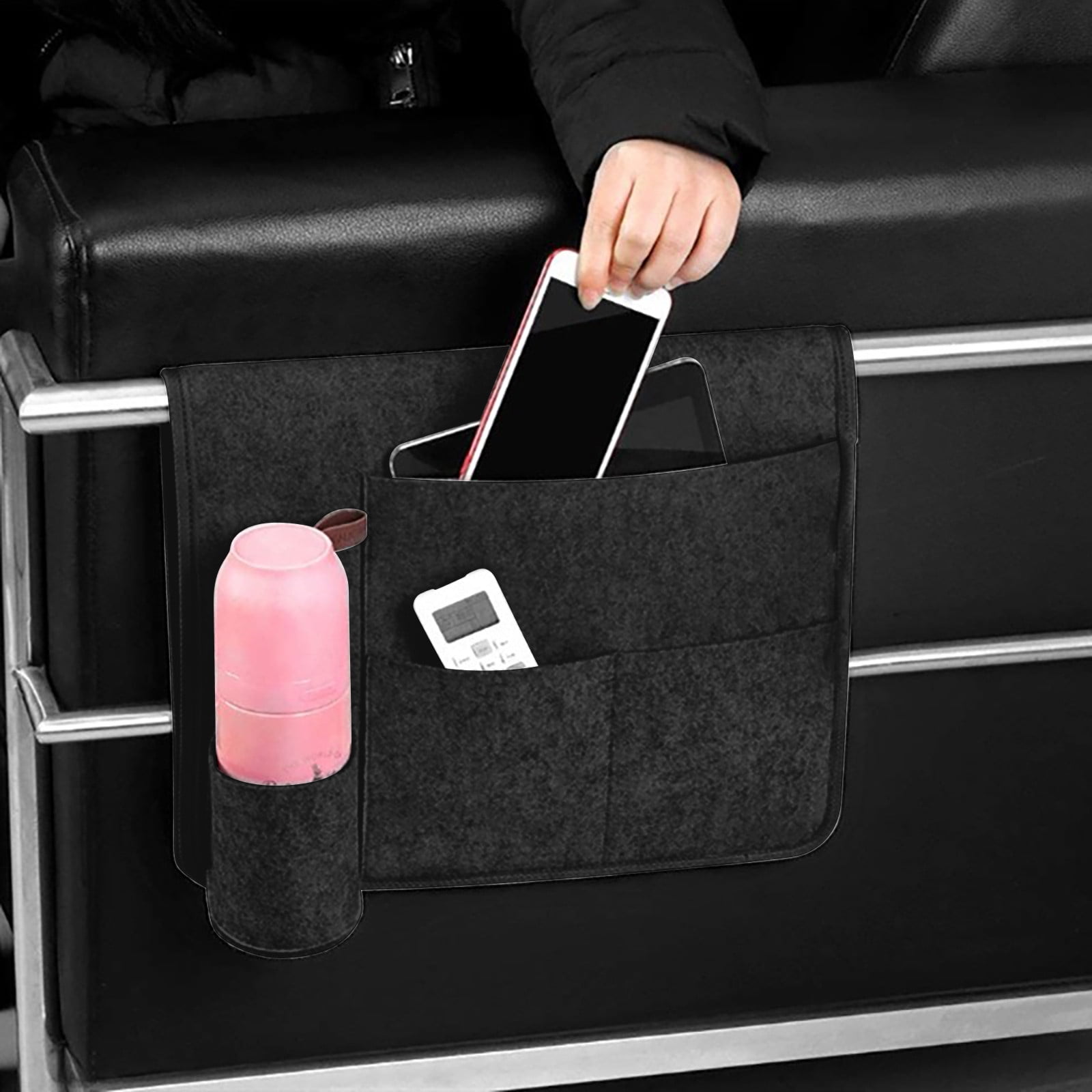 TaTaai 2Pcs Bedside Caddy Bedside Organizer Bedside Storage Caddy with ...