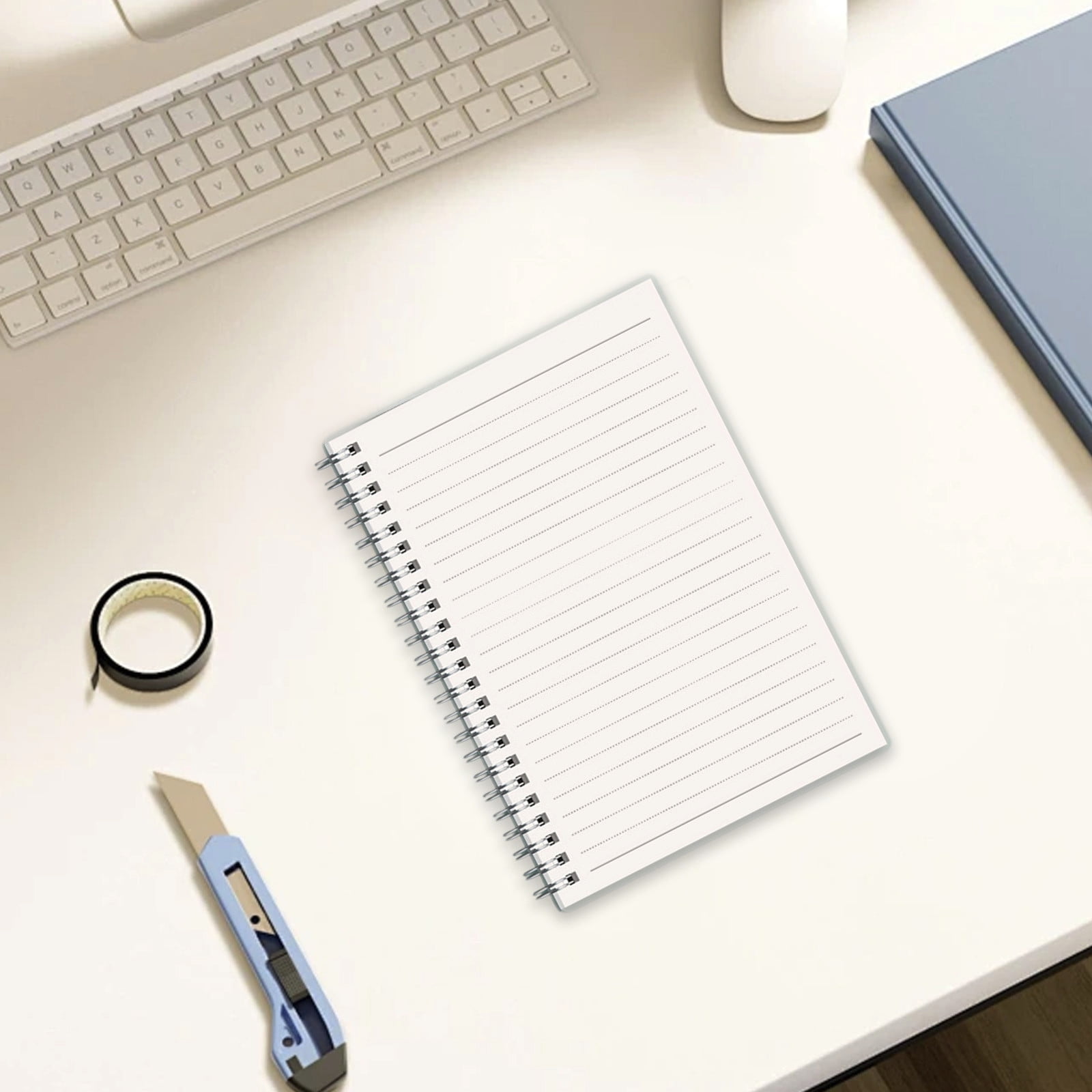 TaTaai 4Pcs Graph Ruled Spiral Notebook, A5, Grid Paper Journals with ...