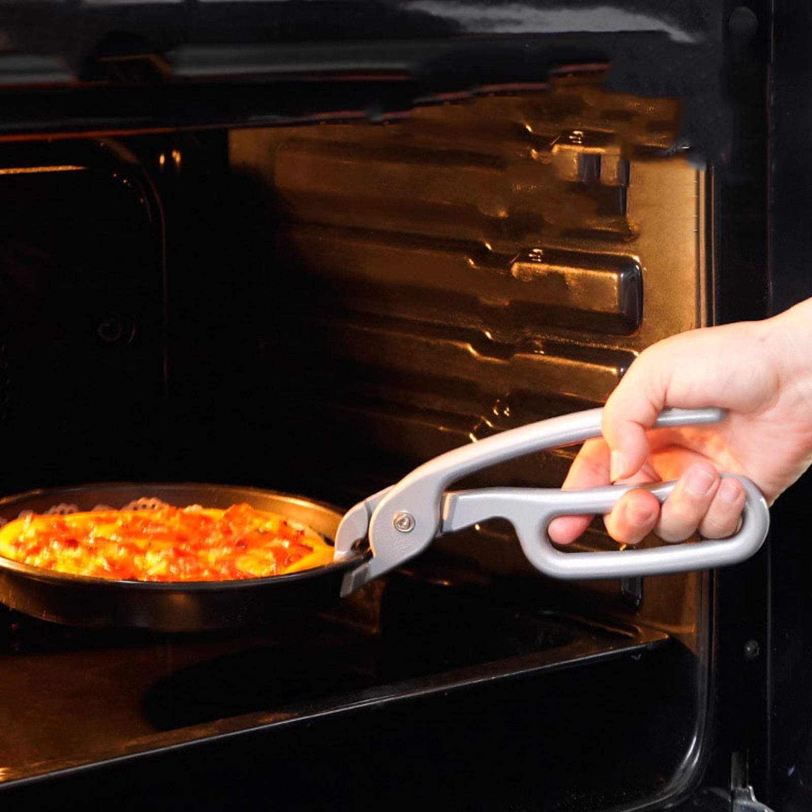 TaTaai 4Pcs Heavy Duty Pizza Pan Gripper, Aluminum Anti-Scald Baking ...