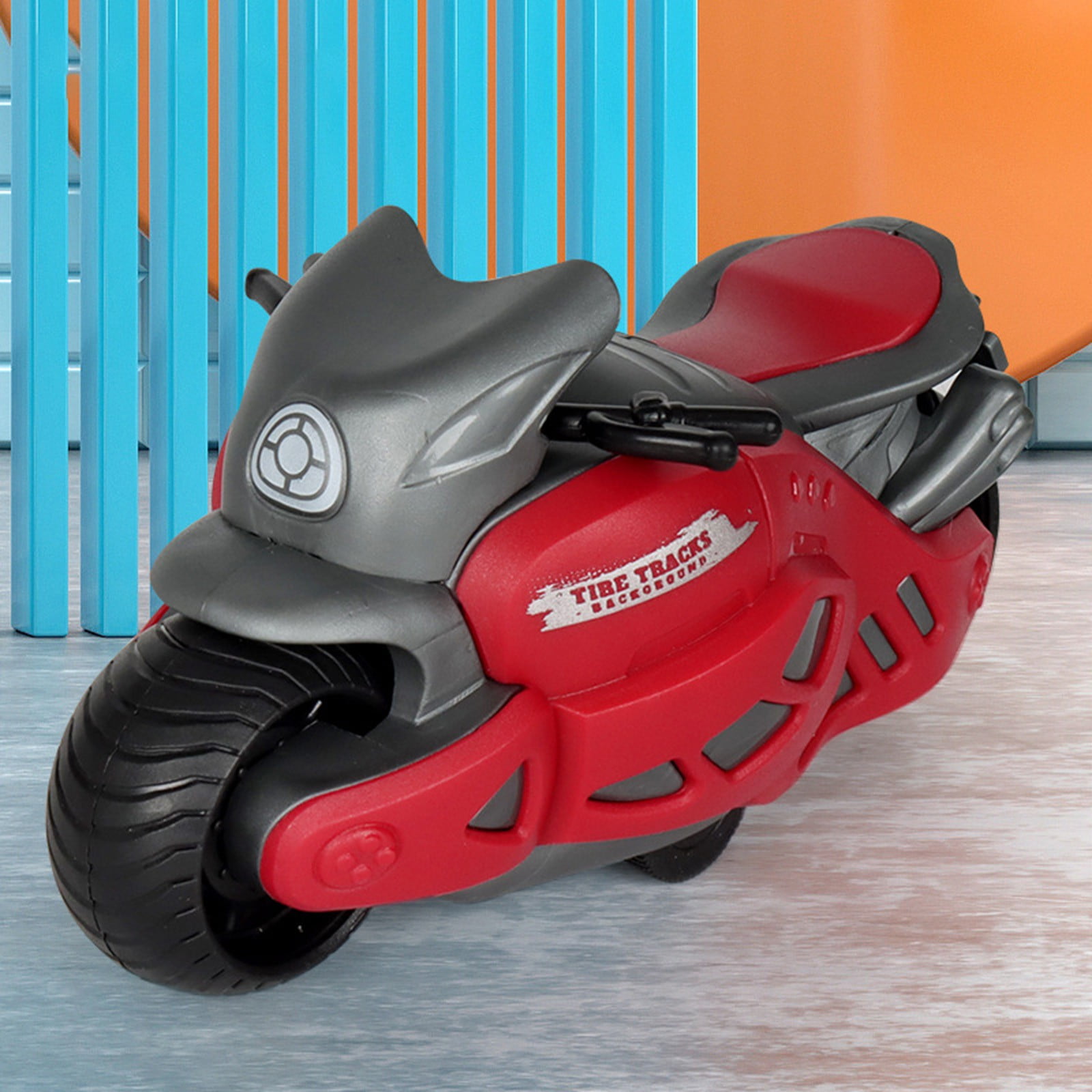 TaTaai Kids Toy Car Set - Simulation Bus Motorcycle Helicopter Inertia ...
