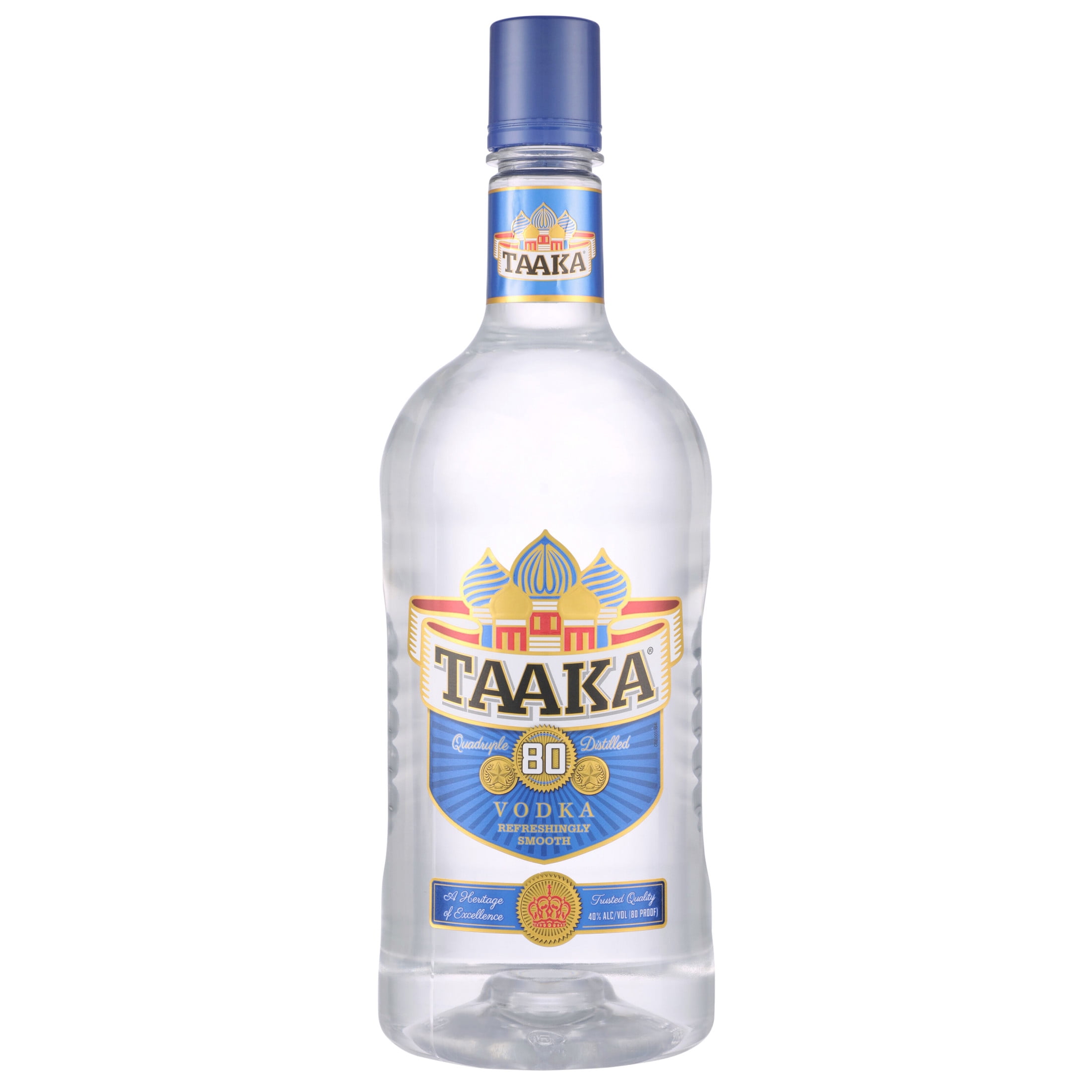Taaka Vodka, 1.75l Plastic Bottle 80 Proof - Walmart.com
