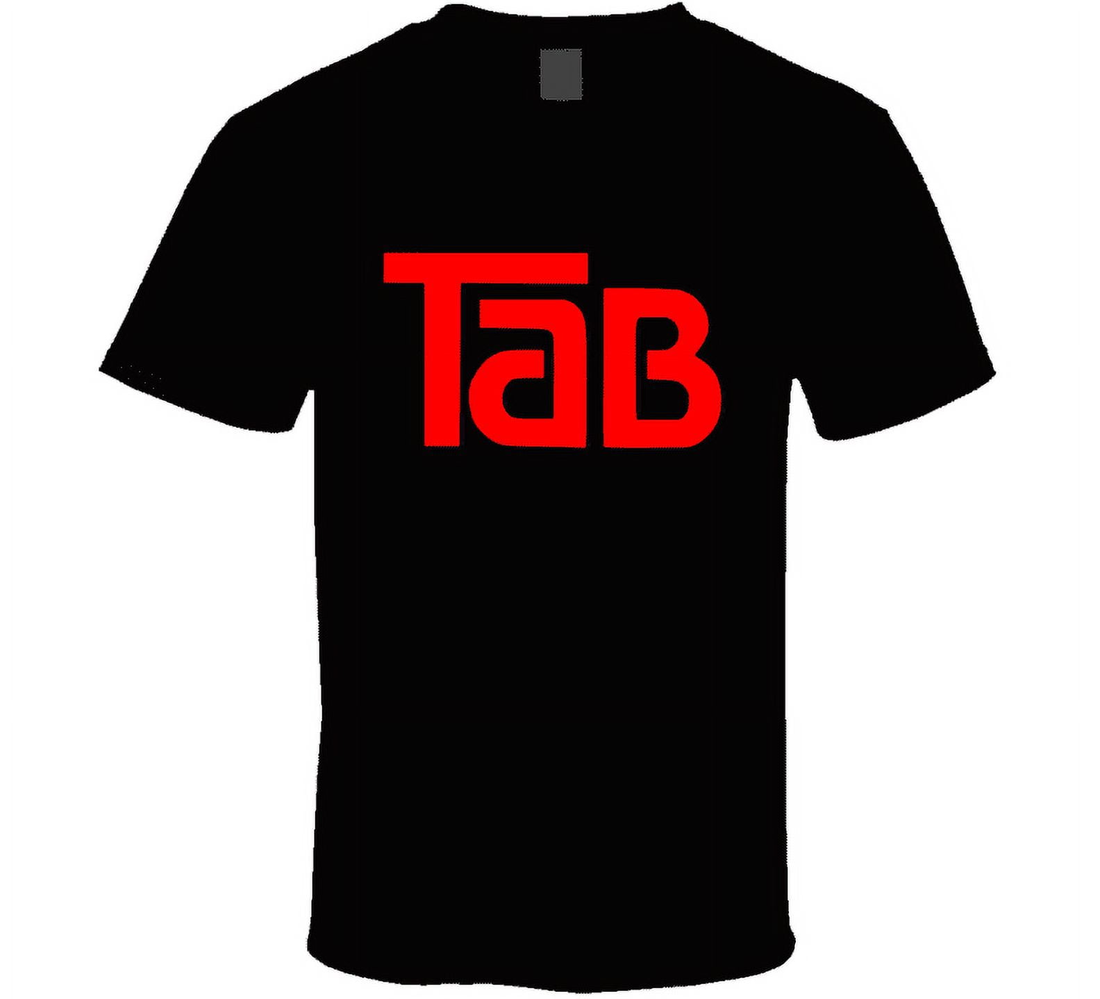 Tab Cola Retro 80's Soft Drink Black T Shirt - Walmart.com