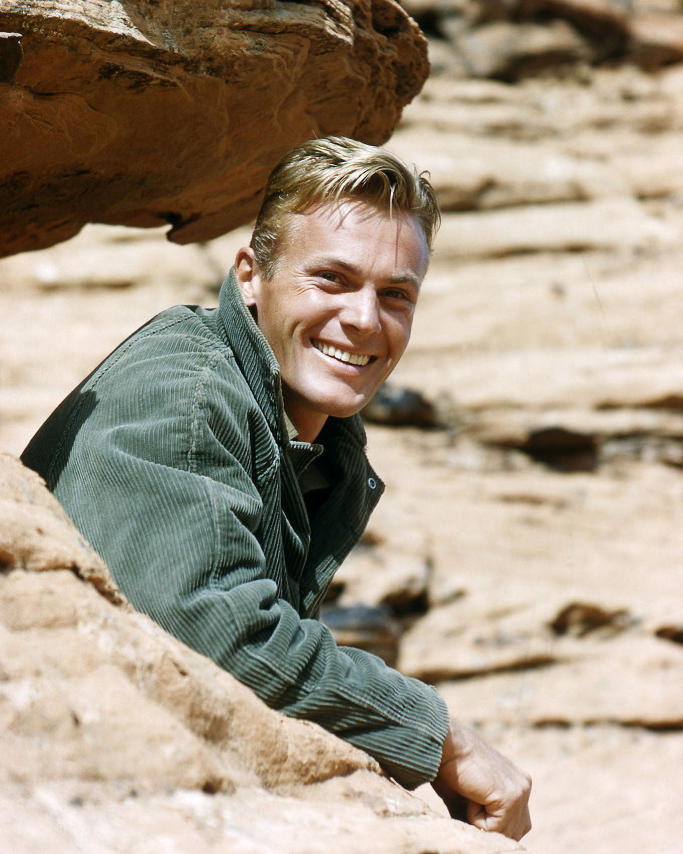 Tab Hunter 24X36 Classic Hollywood Poster Smiling Portrait - Walmart.com