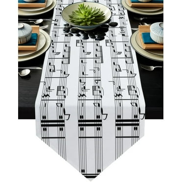 Pooqla 40 LED Table Runner With String Lights Fabric Tablecloth, Table ...