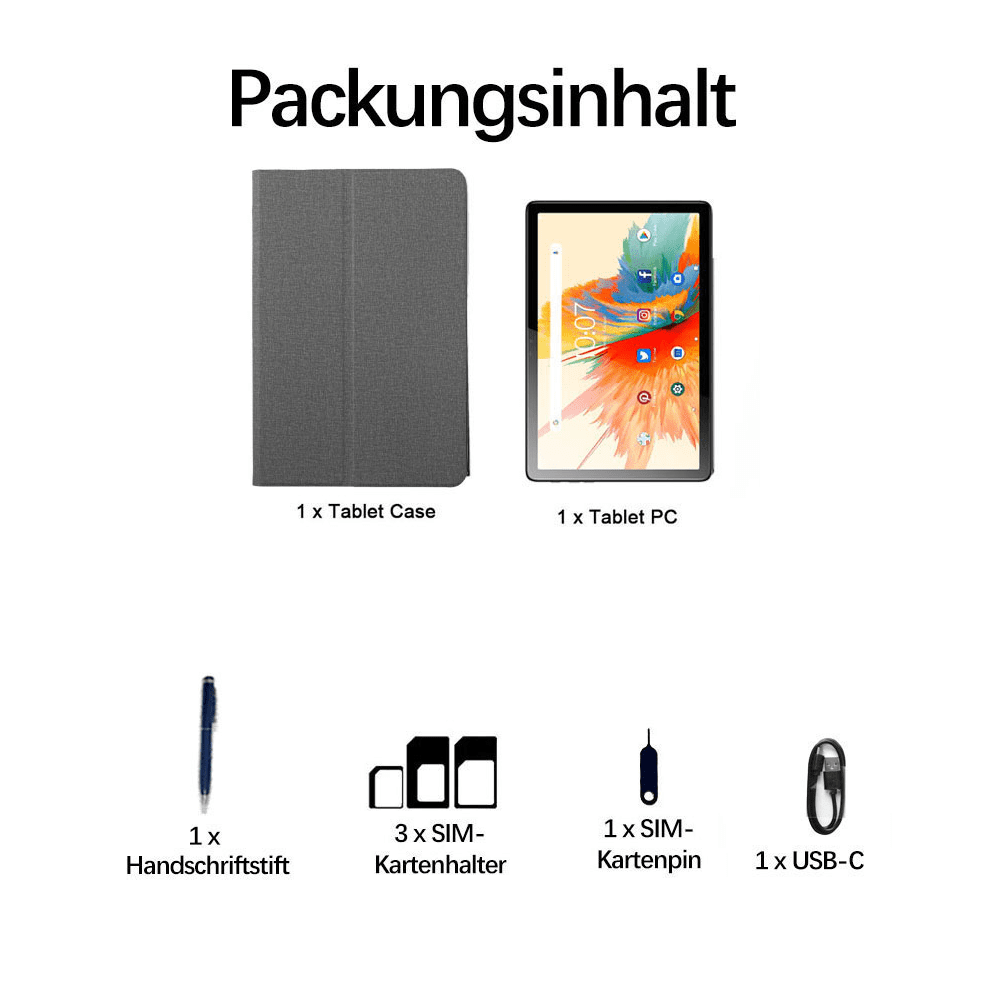 Tab S30 Tablet 10 inch Android 14 16+256GB 8000mAh PC Modus Dual 4G ...