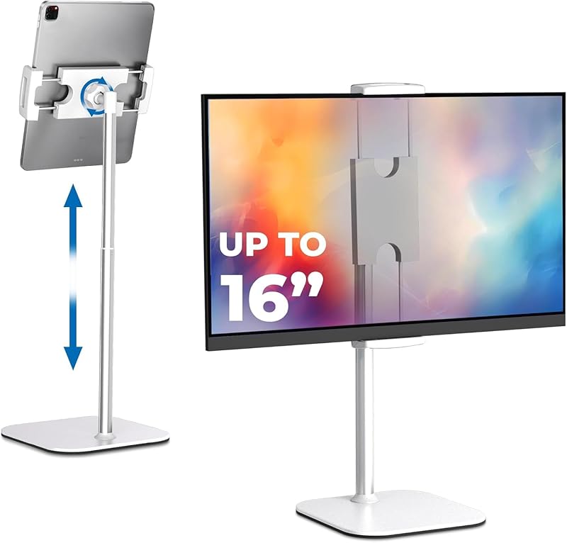 TabStand - Height Adjustable Tablet Stand for Desk, 16 "Portable Monitor Stand | Eye Level View ...