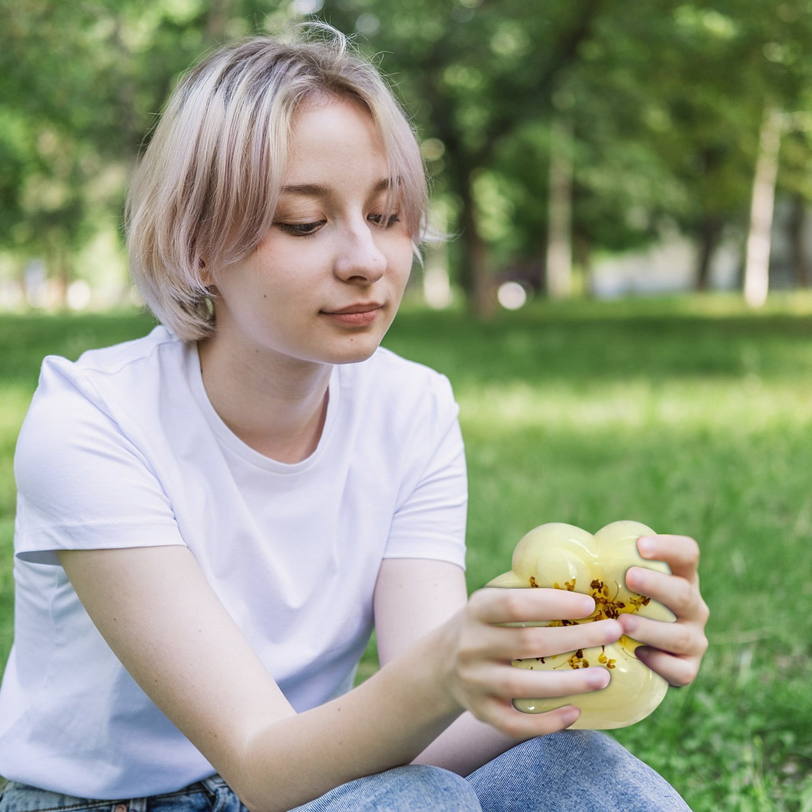 Taba Fidget Squeeze Toys,Super Soft Cat Kneading Music Tpr Decompression Creative Toy Slow ...