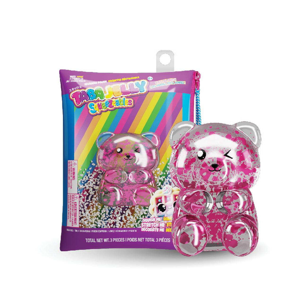 Taba Jelly Squishies Fuzzy Wuzzy - FuFu Squeeze Stress Relief Toy for ...