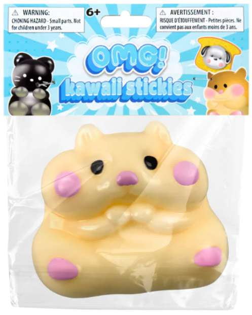 Taba OMG Stickies Hamster Cling Toy - Walmart.com
