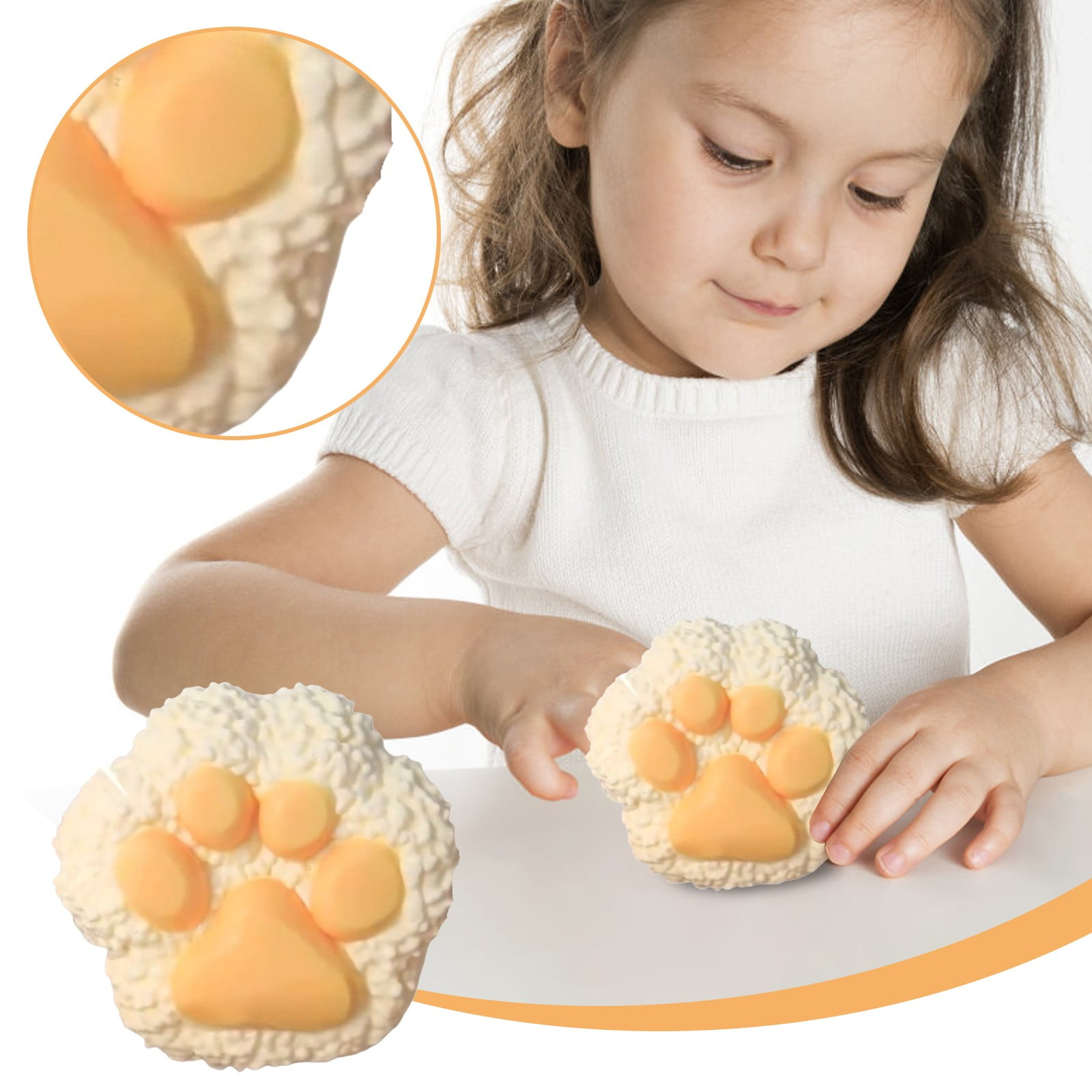 Taba Squishy Big Cat Paw Handmade Silicone Stress Relief Squishy Toy ...