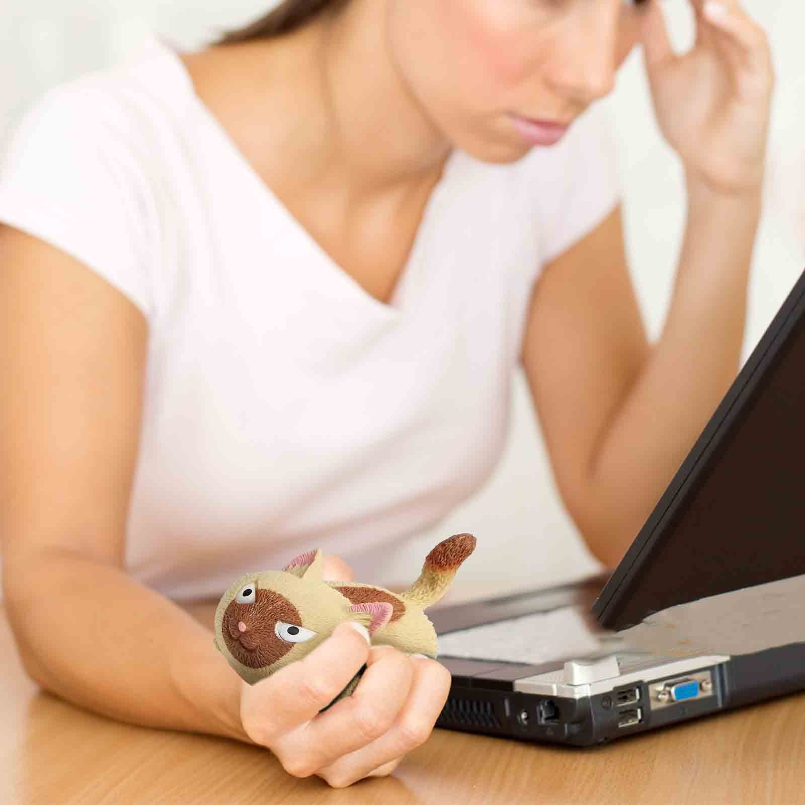 Taba Squishy Cat Deals Small Big Sticky Soft Cats Squishy Stress Relief ...