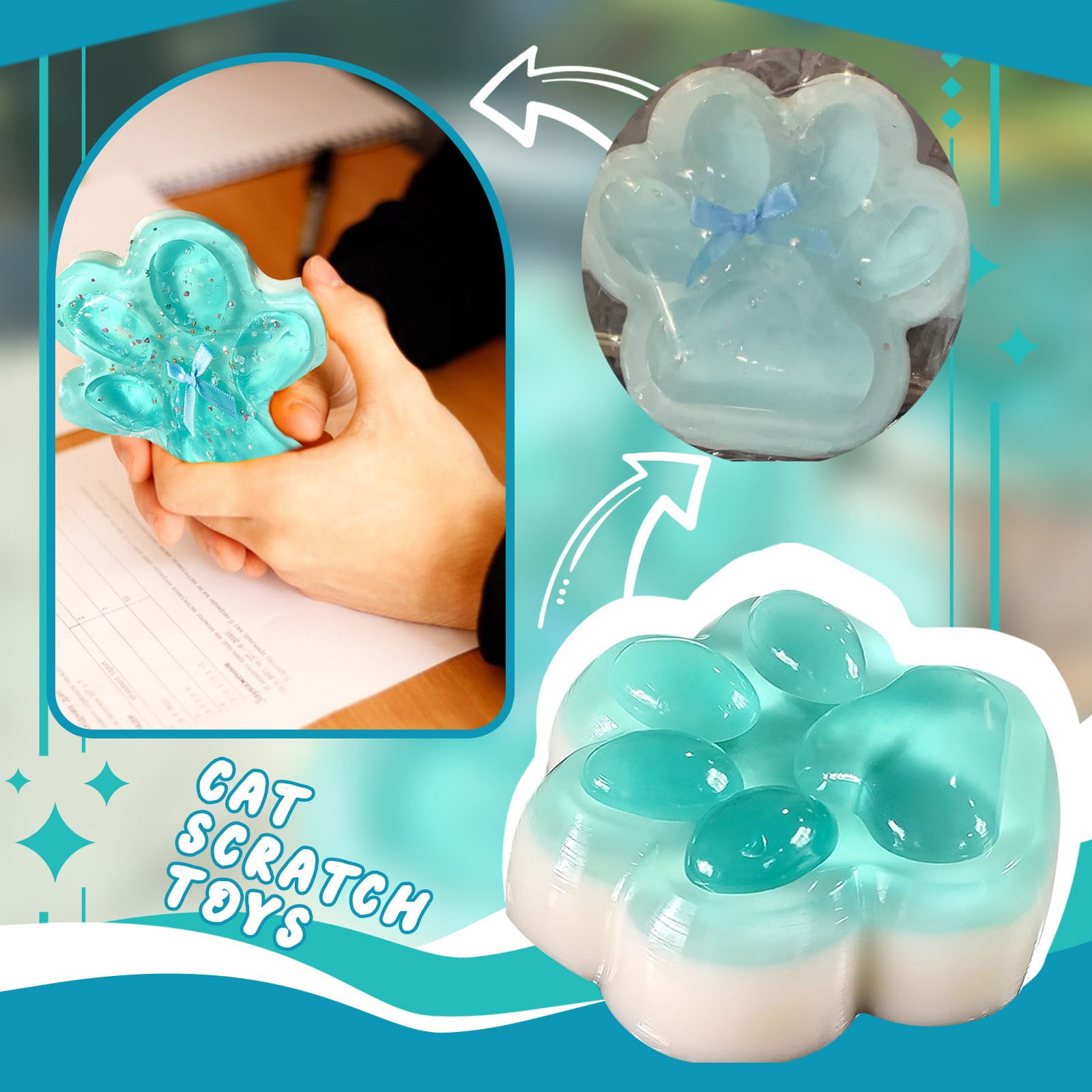 Taba Squishy Cat Paw,Fufu Squishy Big Paw Squishy Toys, Giant Cute Taba ...