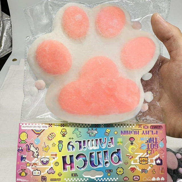 Taba Squishy Cat Paw,Fufu Squishy Big Paw Squishy Toys, Giant Cute Taba ...