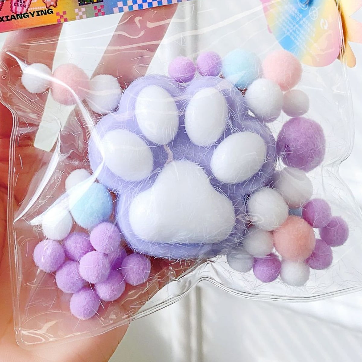 Taba Squishy Cat Paw Squeeze Toys, 4 inch Big Squishy Cat Paw Squeeze ...