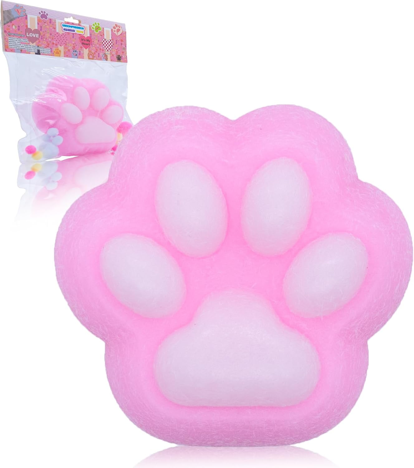 Taba Squishy Cat Paw Squishy Toys, Big Cute Kawaii fufu Squishies ...