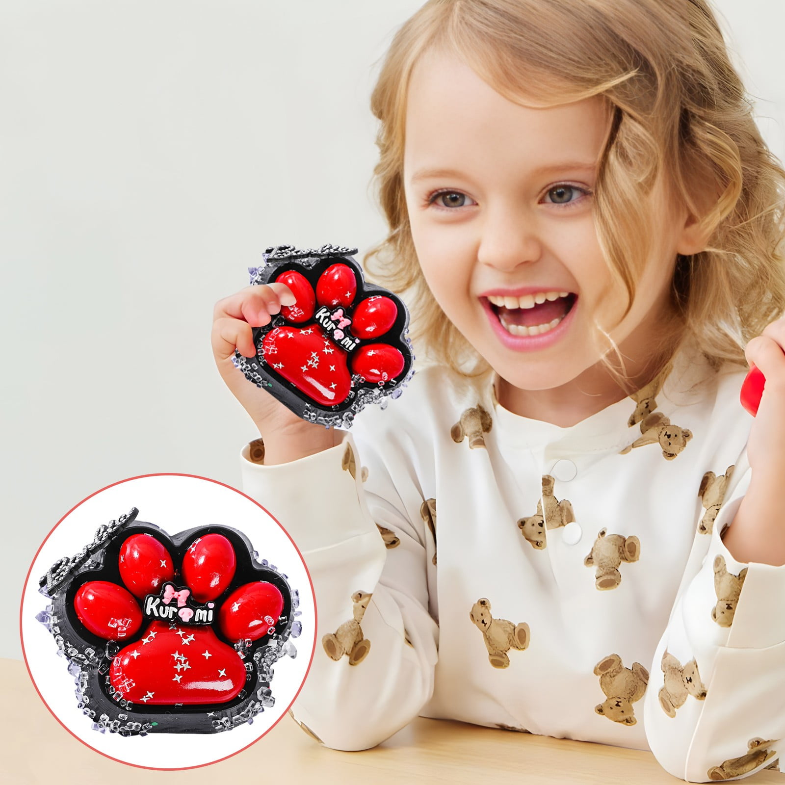 Taba Squishy,Cat Paw Squishy Toys,Cat Paw Squeeze Toys,Cute Kawaii fufu ...