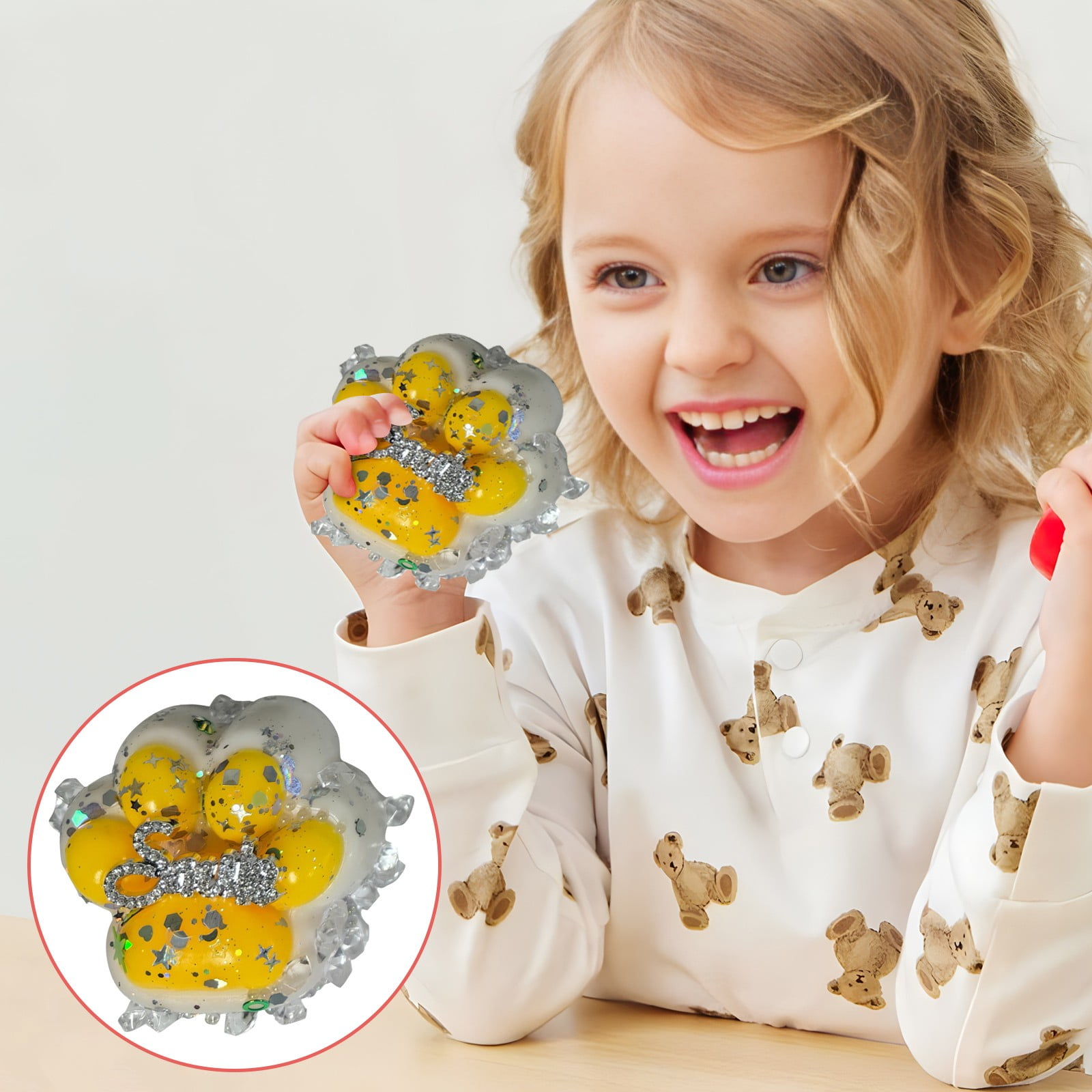 Taba Squishy,Cat Paw Squishy Toys,Cat Paw Squeeze Toys,Cute Kawaii fufu ...